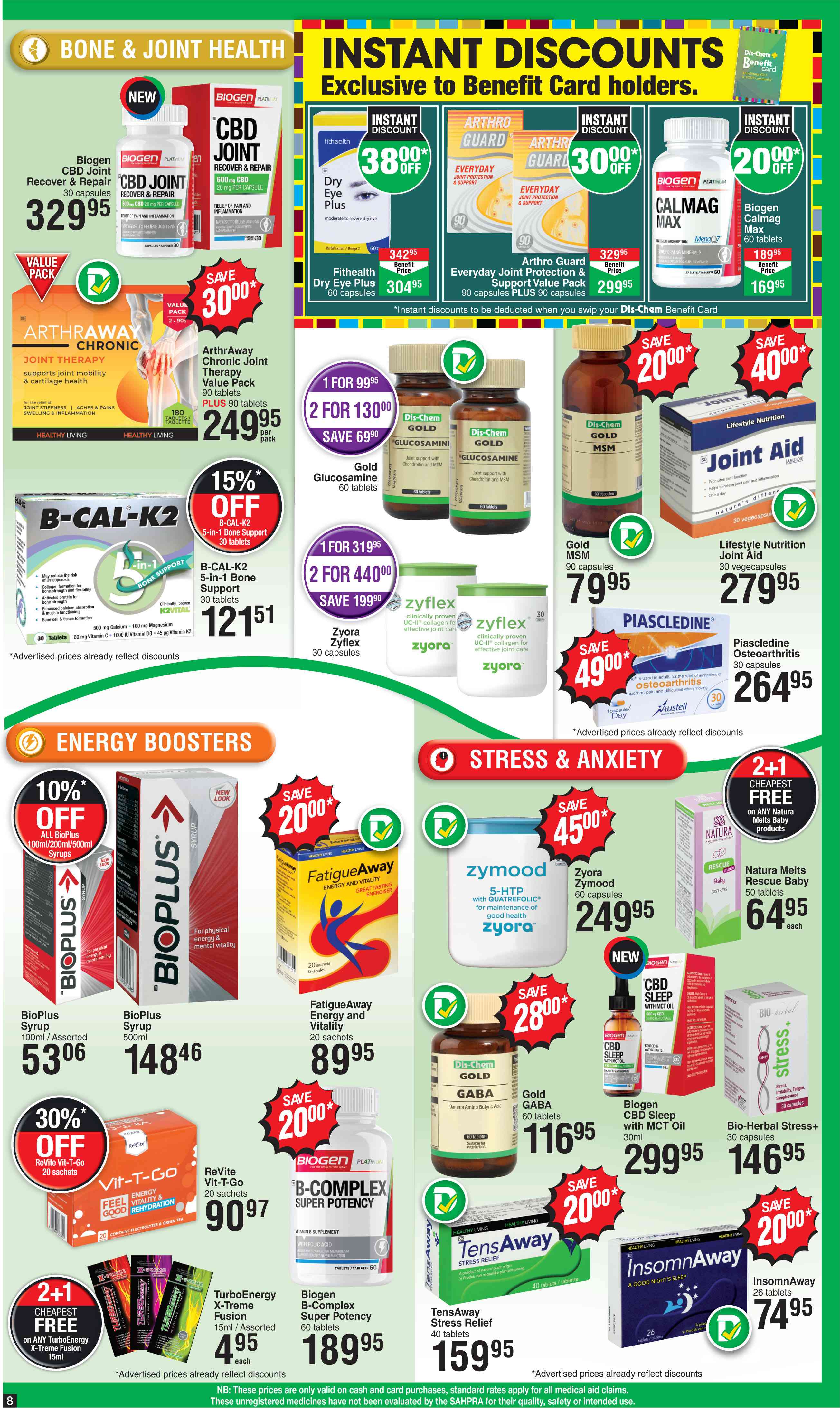 Special ArthrAway Chronic Joint Therapy Value Pack 90 Tablets Plus 90 ...