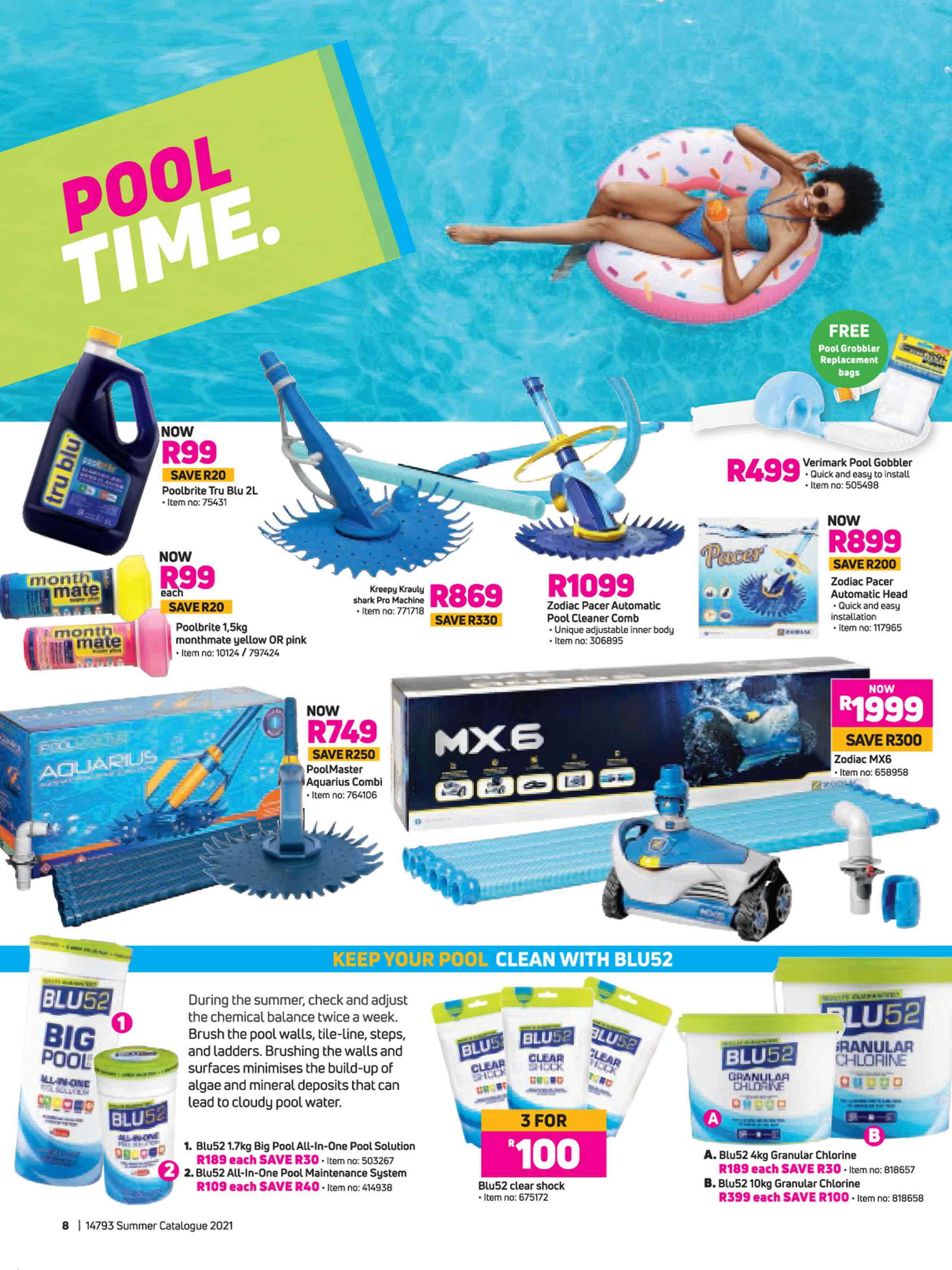 Special Blu 52 1.7Kg Big Pool All In One Pool Solution-Each — www ...