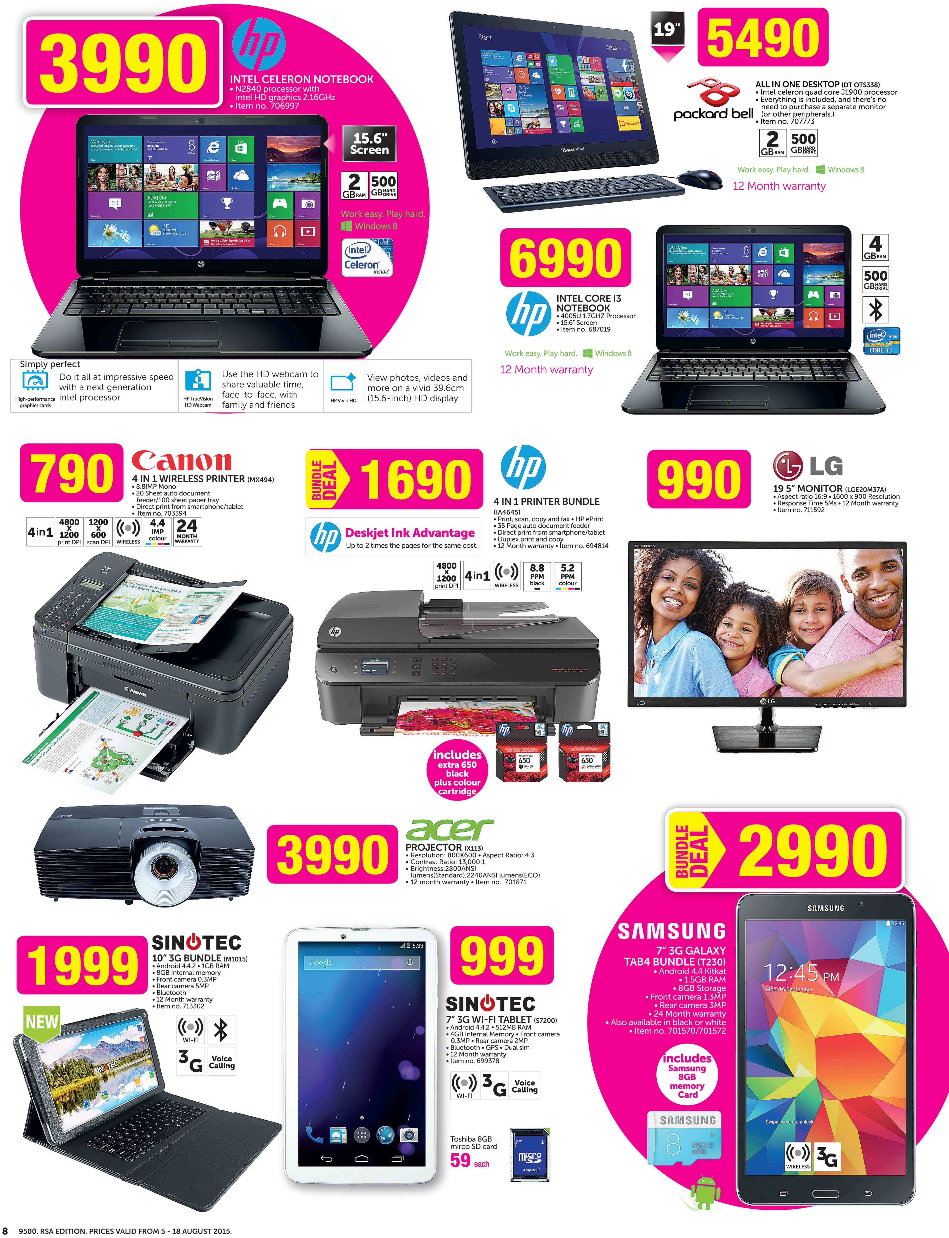 Special Sinotec 10" 3G Bundle M1015 — www.guzzle.co.za