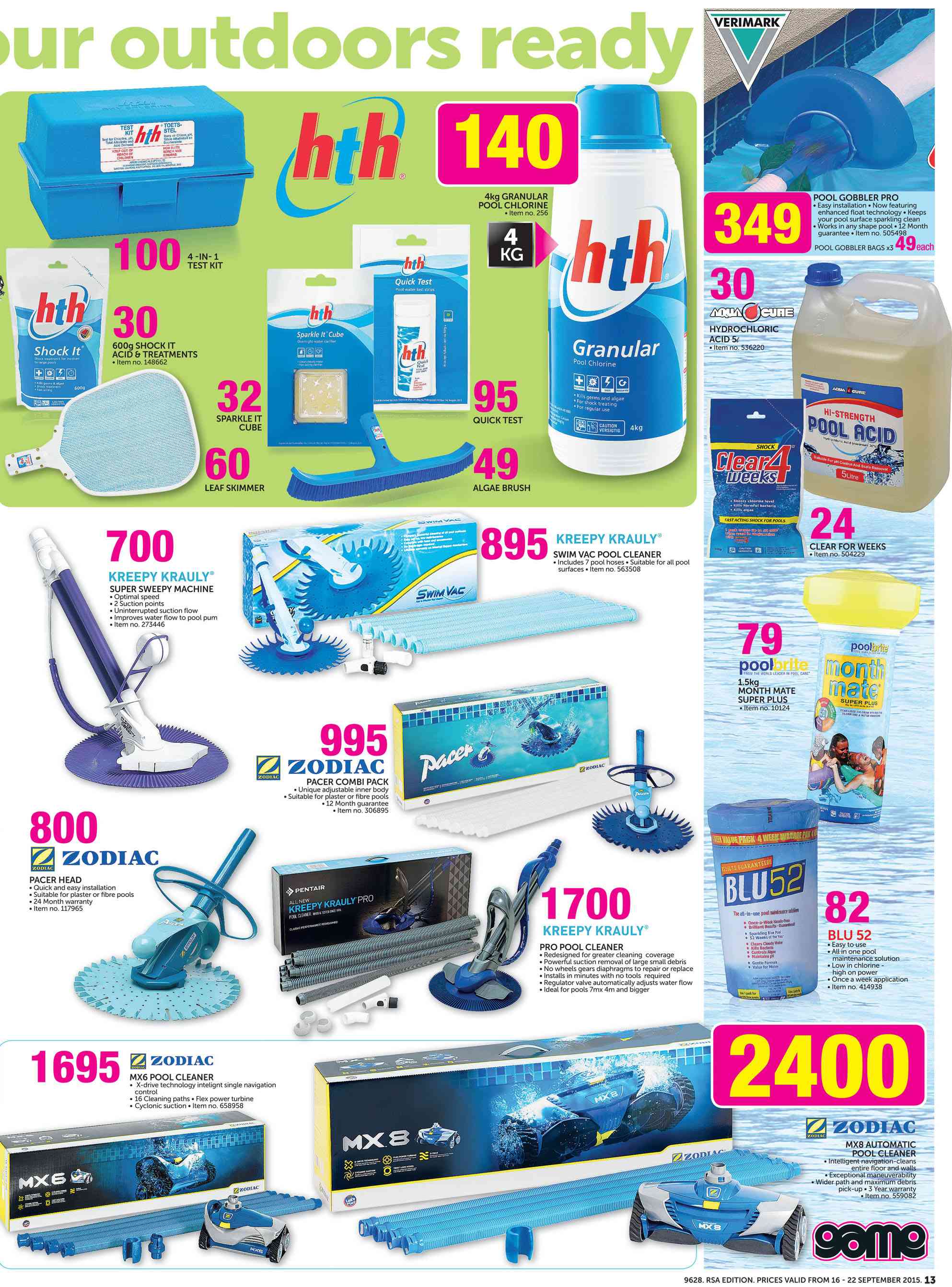 Special HTH Shock It Acid & Treatments-600g — www.guzzle.co.za