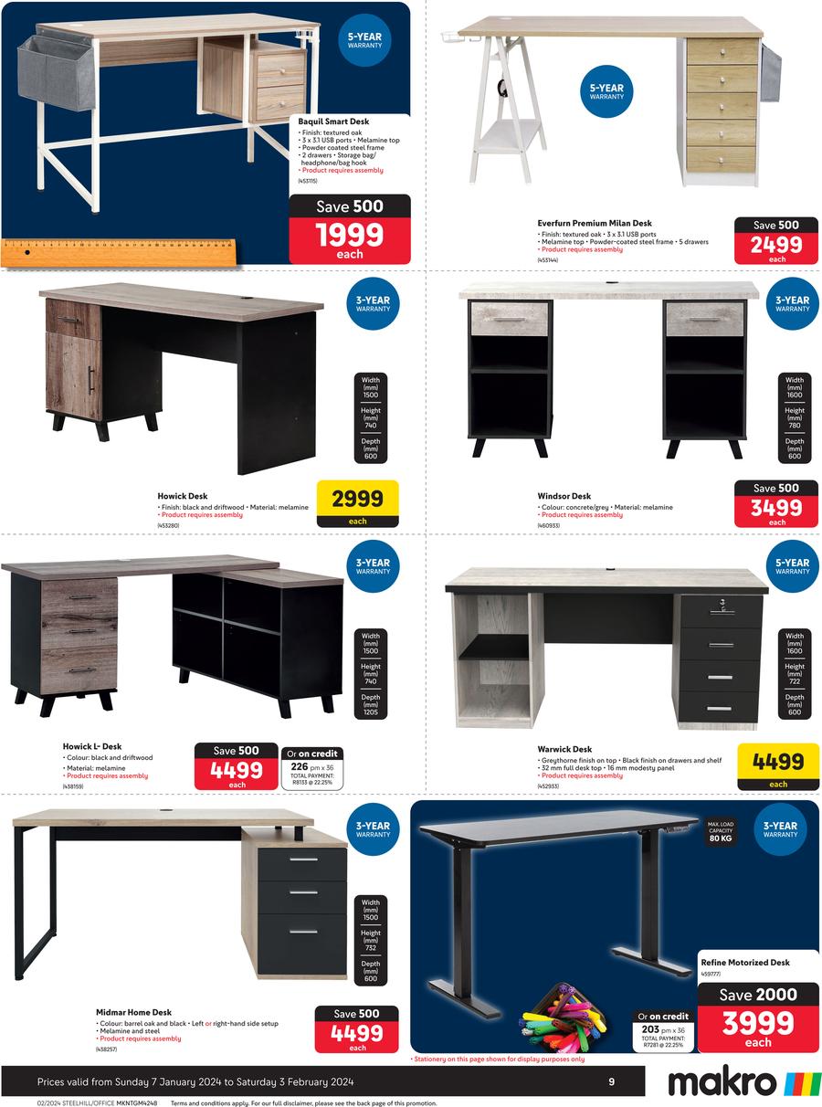 Makro : Get Back To Work Essentials At Low Prices (07 January - 03 ...