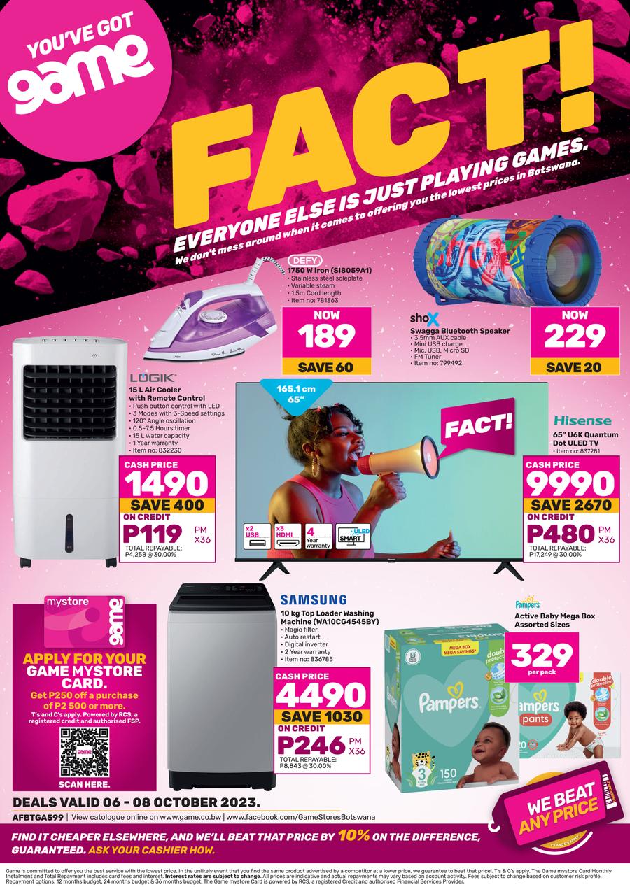 Game Botswana : Fact! Everyone Else Is Just Playing Games (06 October ...