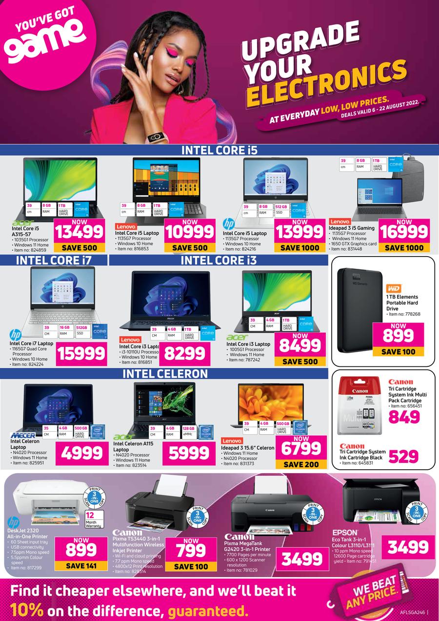 Game Lesotho : Upgrade Your Electronics (6 August - 22 August 2022) — m ...