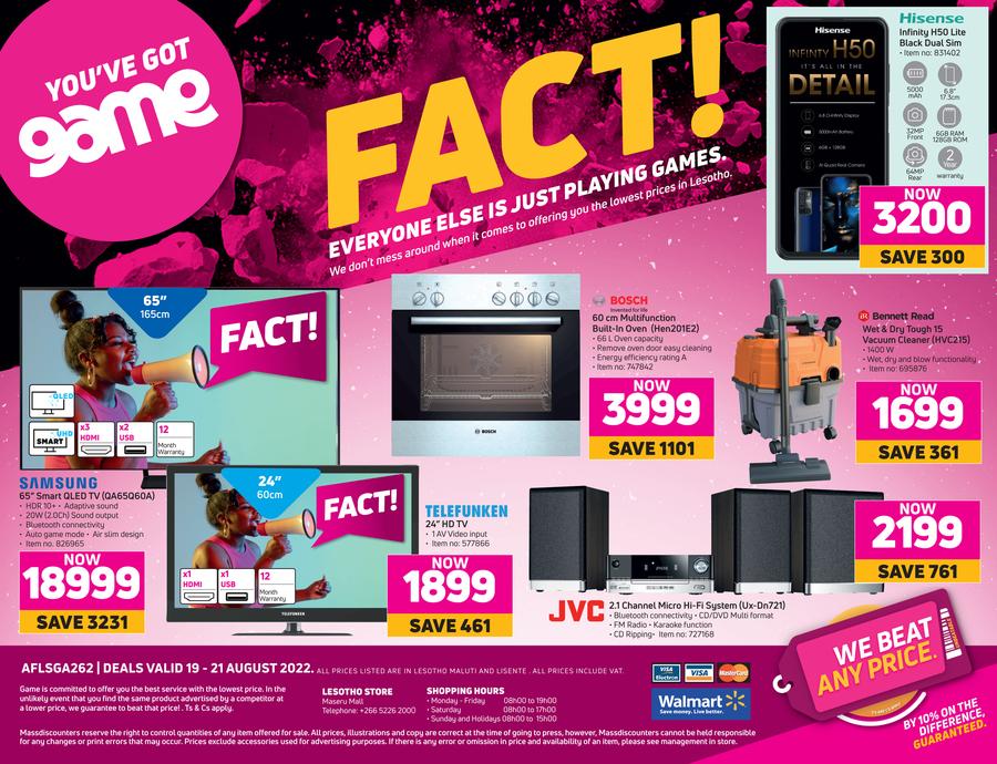 Game Lesotho : Fact! Everyone Else Is Just Playing Games (19 August ...