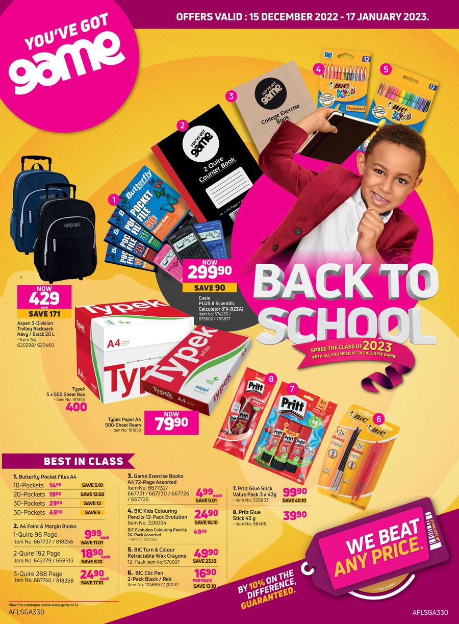 Game Lesotho : Back To School (15 December 2022 - 17 January 2023) — m ...