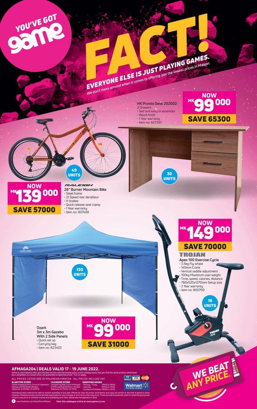 Game Malawi : Fact! Everyone Else Is Just Playing Games (17 June - 19 ...