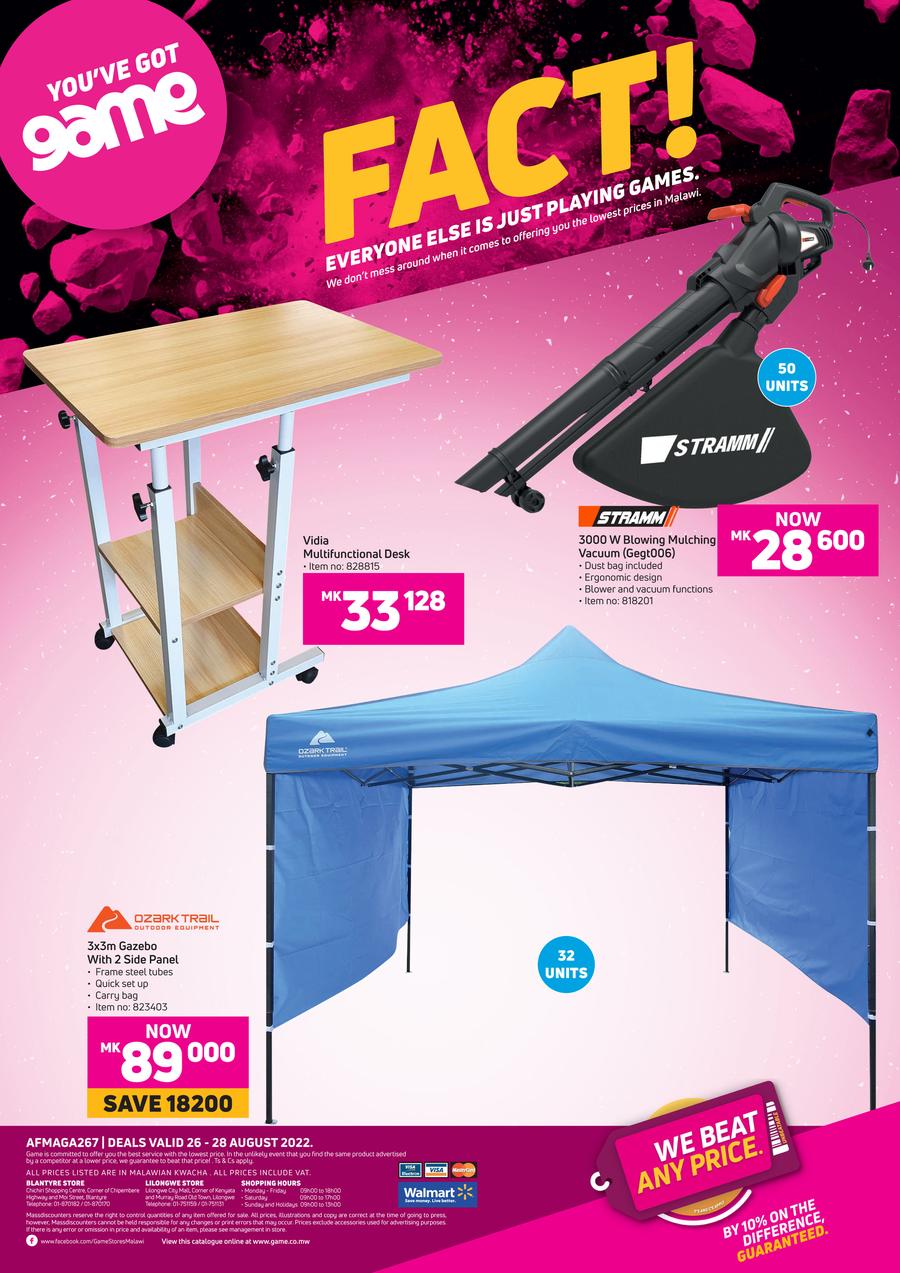 Game Malawi : Fact! Everyone Else Is Just Playing Games (26 August - 28 ...