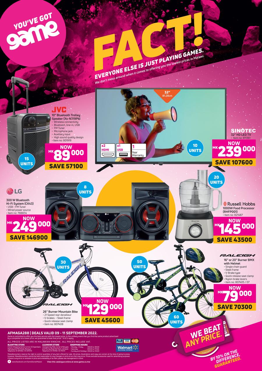 Game Malawi : Fact! Everyone Else Is Just Playing Games (9 September ...