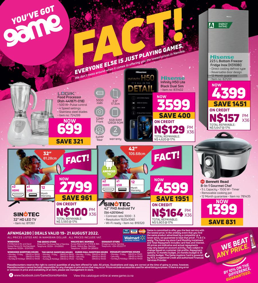Game Namibia : Fact! Everyone Else Is Just Playing Games (19 August ...