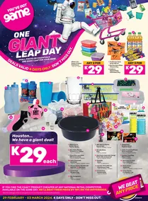 Game Zambia Specials | April 2024 Latest Catalogues | Guzzle - Lusaka