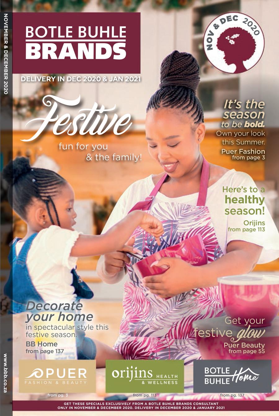 Botle Buhle Brands : Festive (01 November - 31 December 2020) — m ...