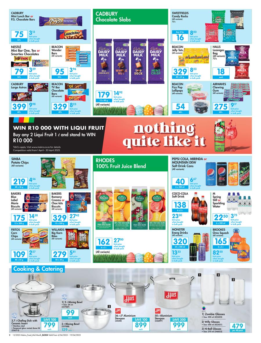Makro Bloemfontein : Easter Food (06 April - 19 April 2023) — www ...