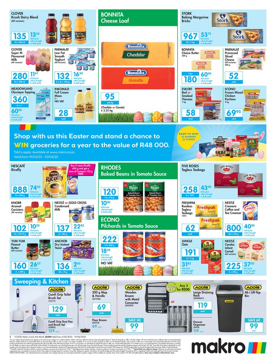Makro Bloemfontein : Easter Food (06 April - 19 April 2023) — www ...