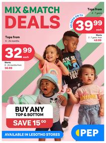 PEP Lesotho : Mix & Match Deals (27 November - 25 December 2023) — www ...