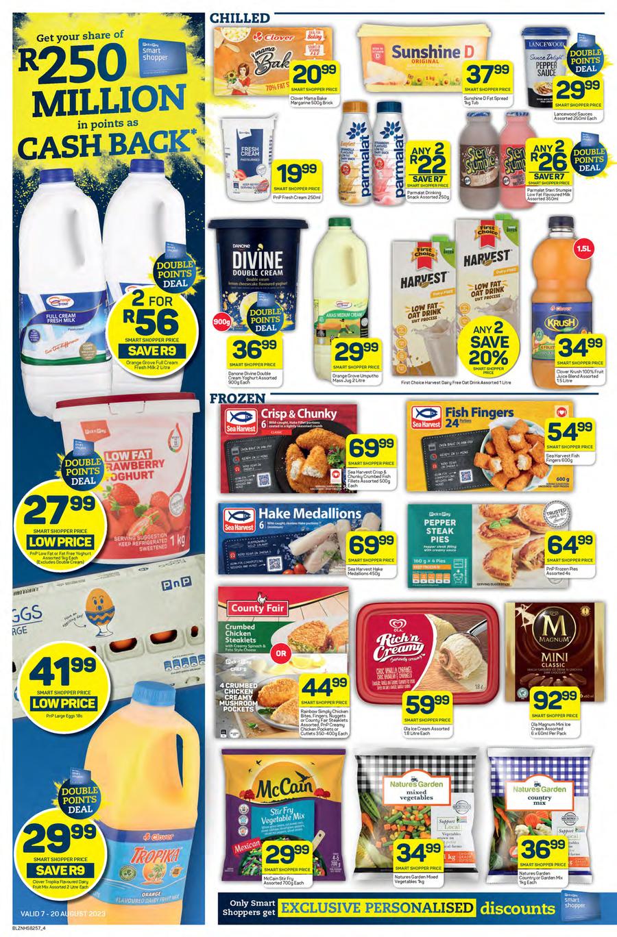 Pick n Pay KwaZulu-Natal : Cash Back (07 August - 20 August 2023) — www.guzzle.co.za