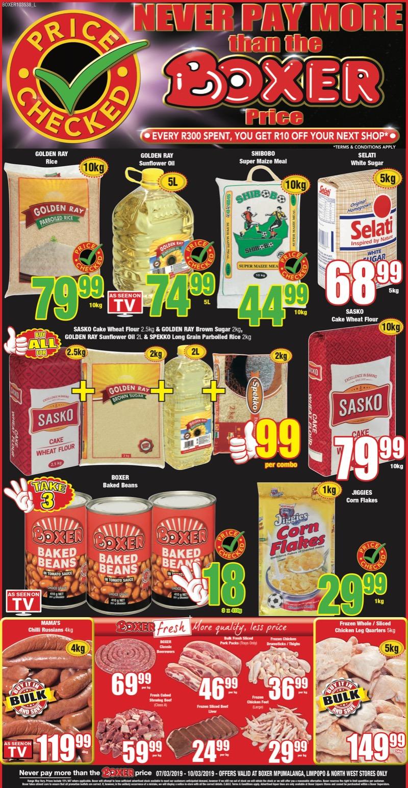 Boxer Mpumalanga : Weekly Specials (7 Mar - 10 Mar 2019) — m.guzzle.co.za
