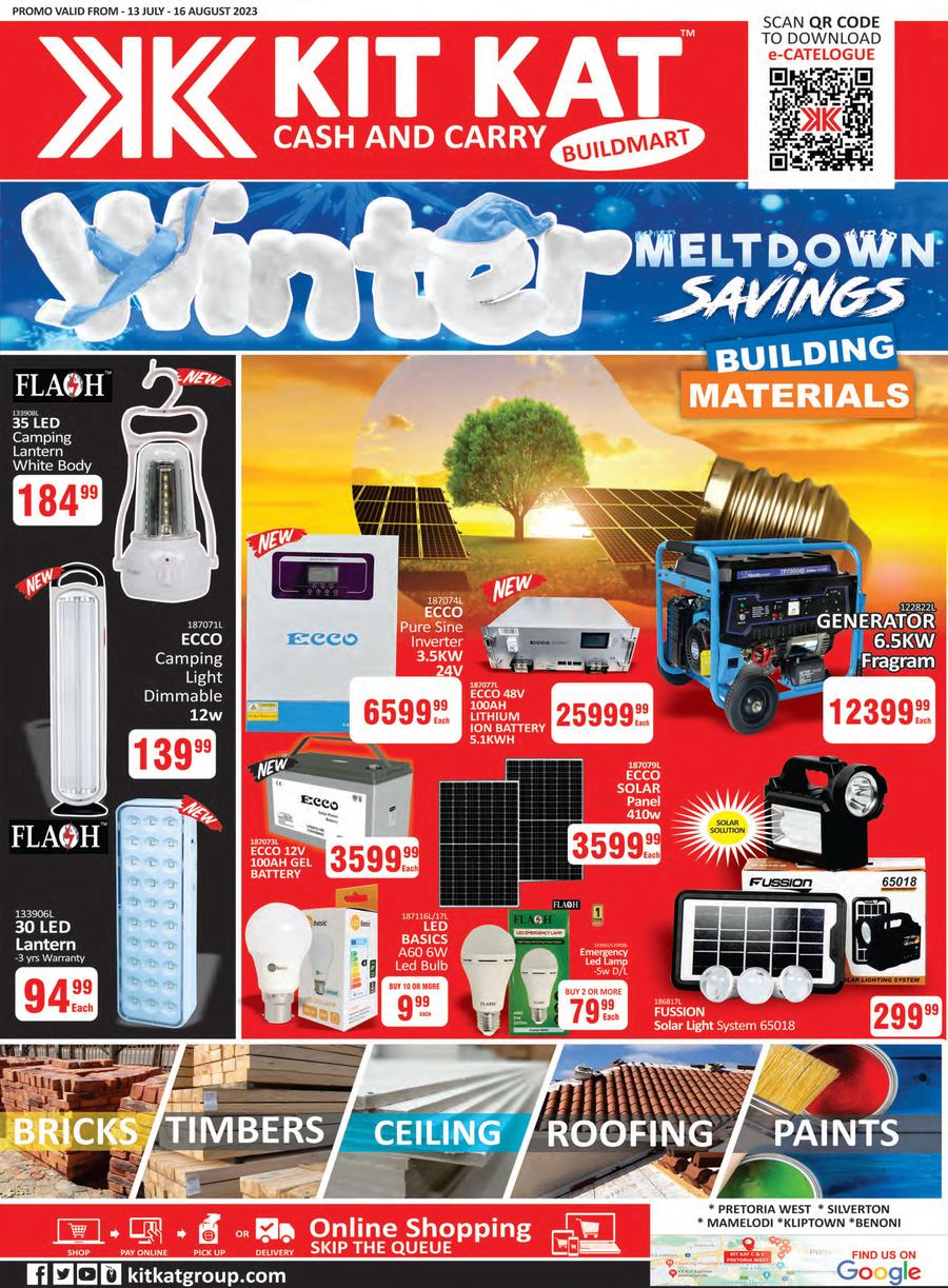 Kit Kat Build Mart : Winter Meltdown Savings (13 July - 16 August 2023 ...