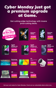 Game : Cyber Monday (28 November 2022 Only) - Online Only! — www.guzzle.co.za