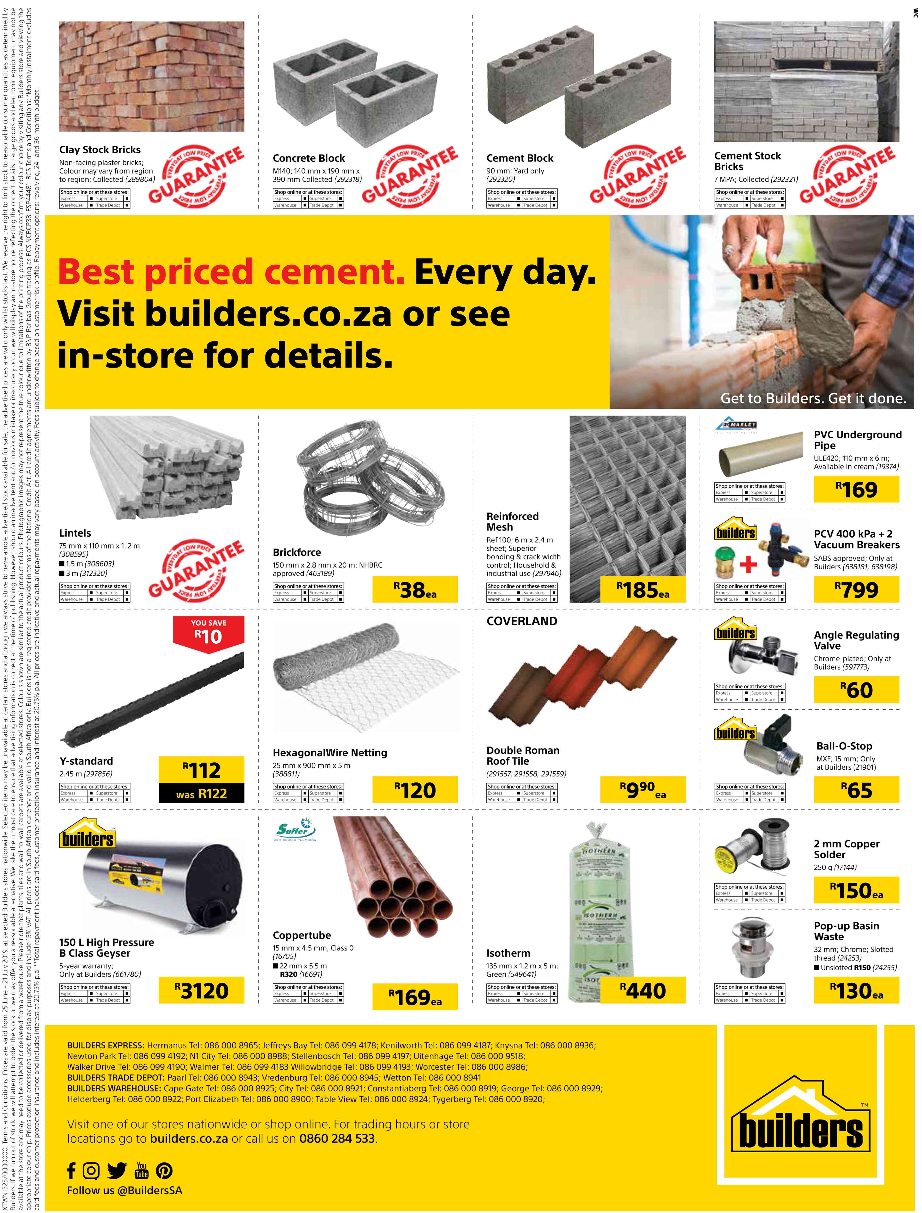 Special Brickforce-150mm x 2.8mm x 20m Each — www.guzzle.co.za