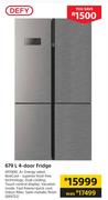 Special Defy 679L 4-Door Fridge DFF400 — www.guzzle.co.za
