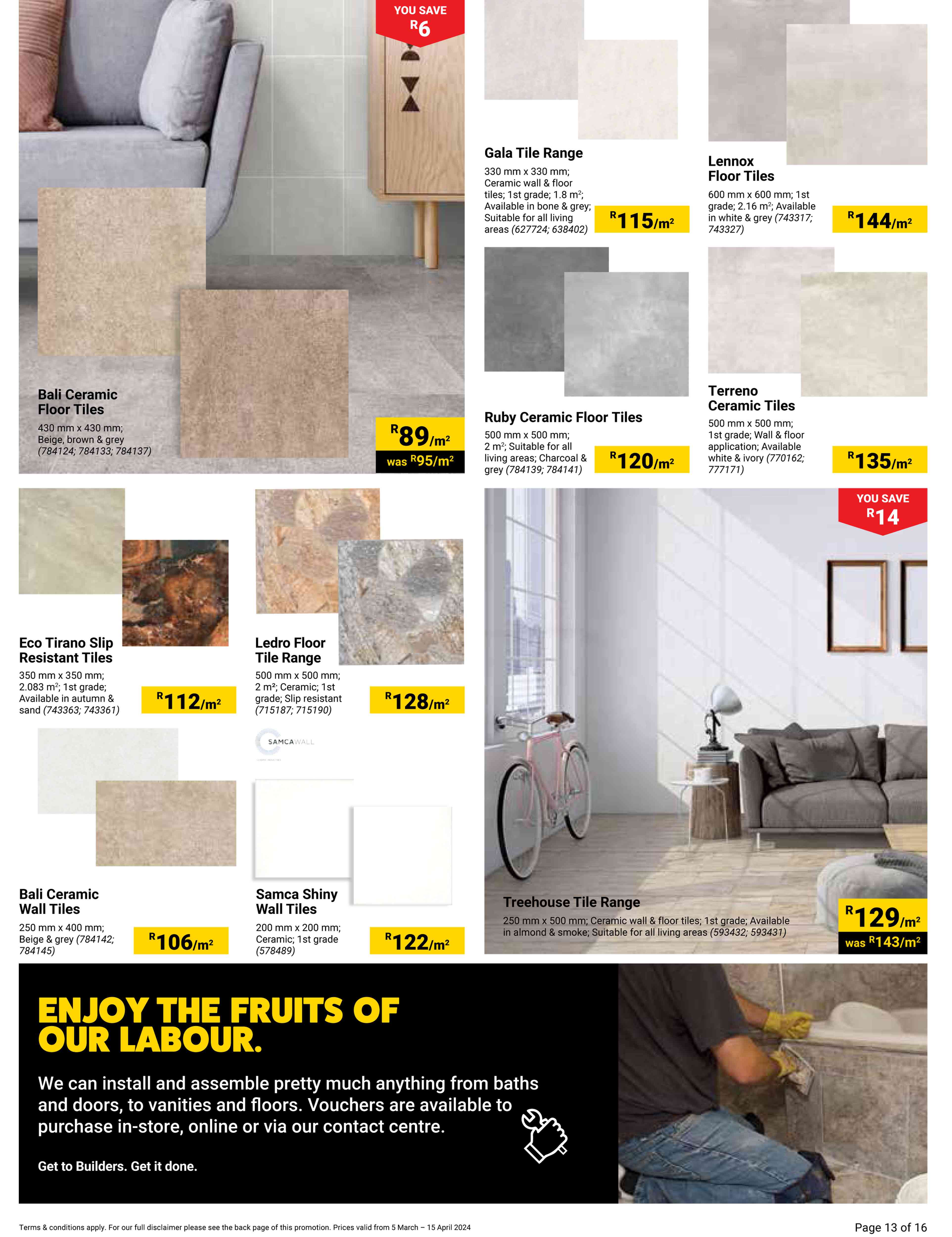 DIY Specials | Catalogue | SA Promotional Leaflets | Builders