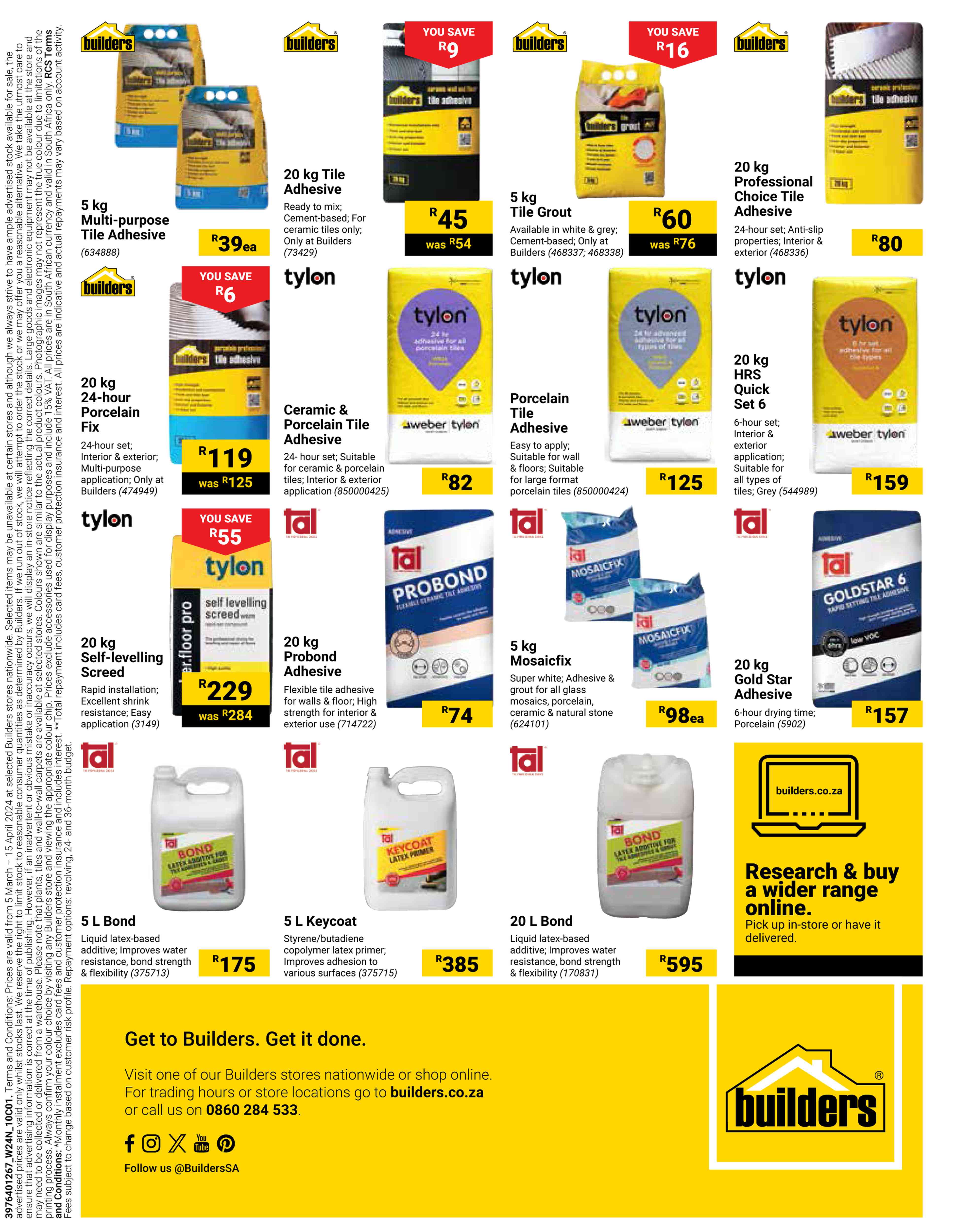 DIY Specials | Catalogue | SA Promotional Leaflets | Builders