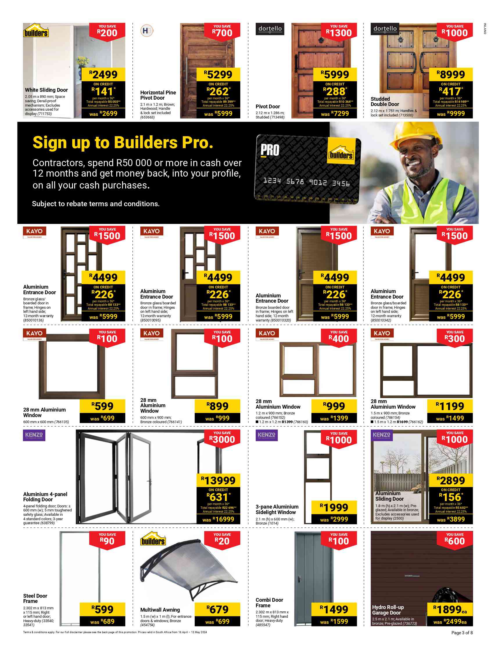 DIY Specials | Catalogue | SA Promotional Leaflets | Builders