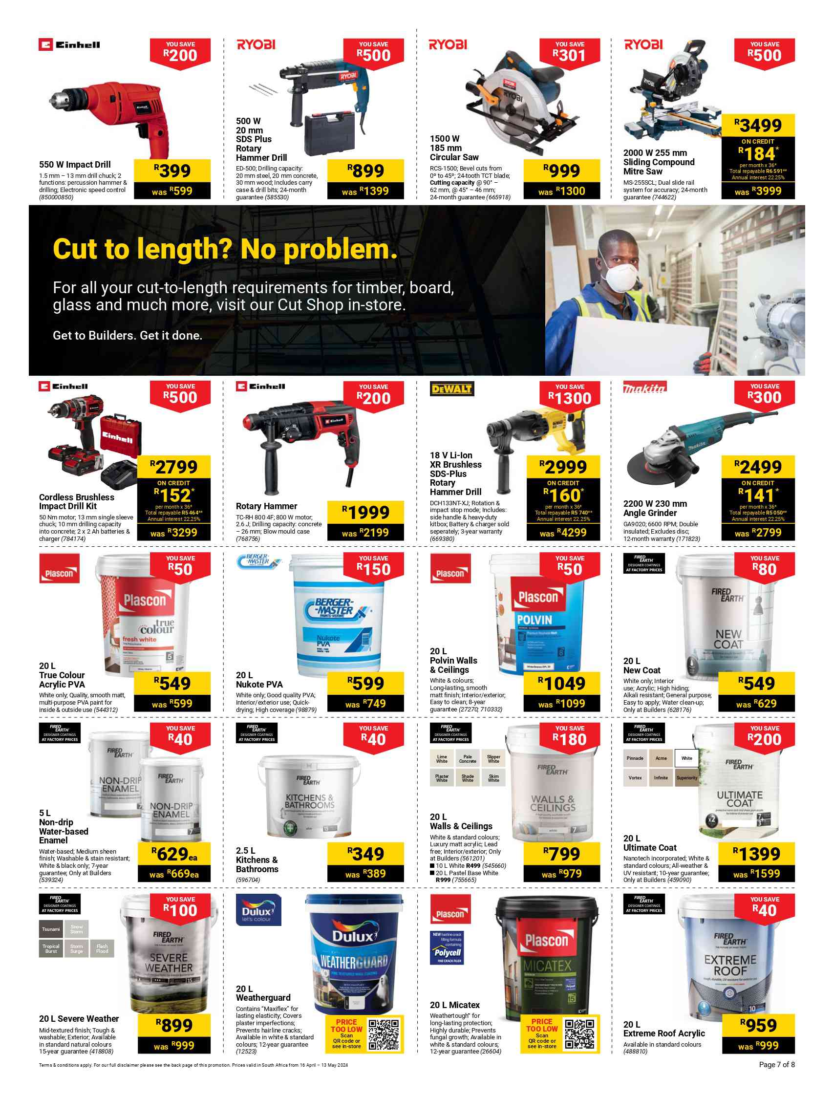 DIY Specials | Catalogue | SA Promotional Leaflets | Builders