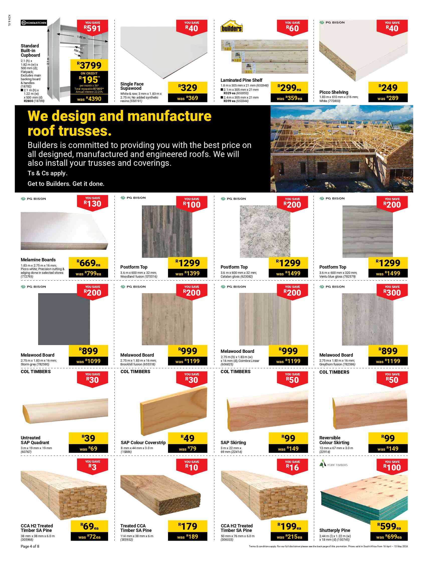 DIY Specials | Catalogue | SA Promotional Leaflets | Builders