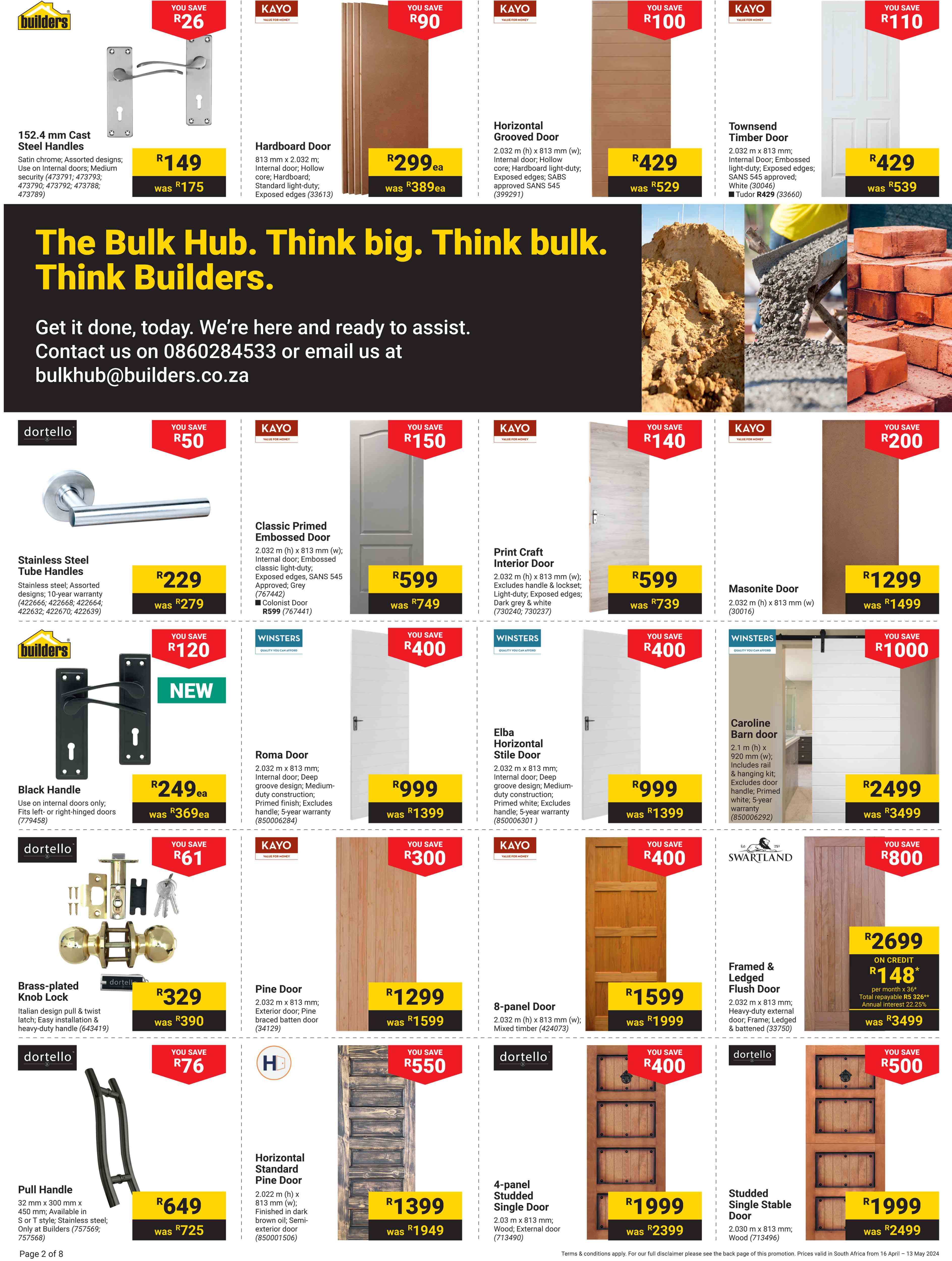 DIY Specials | Catalogue | SA Promotional Leaflets | Builders