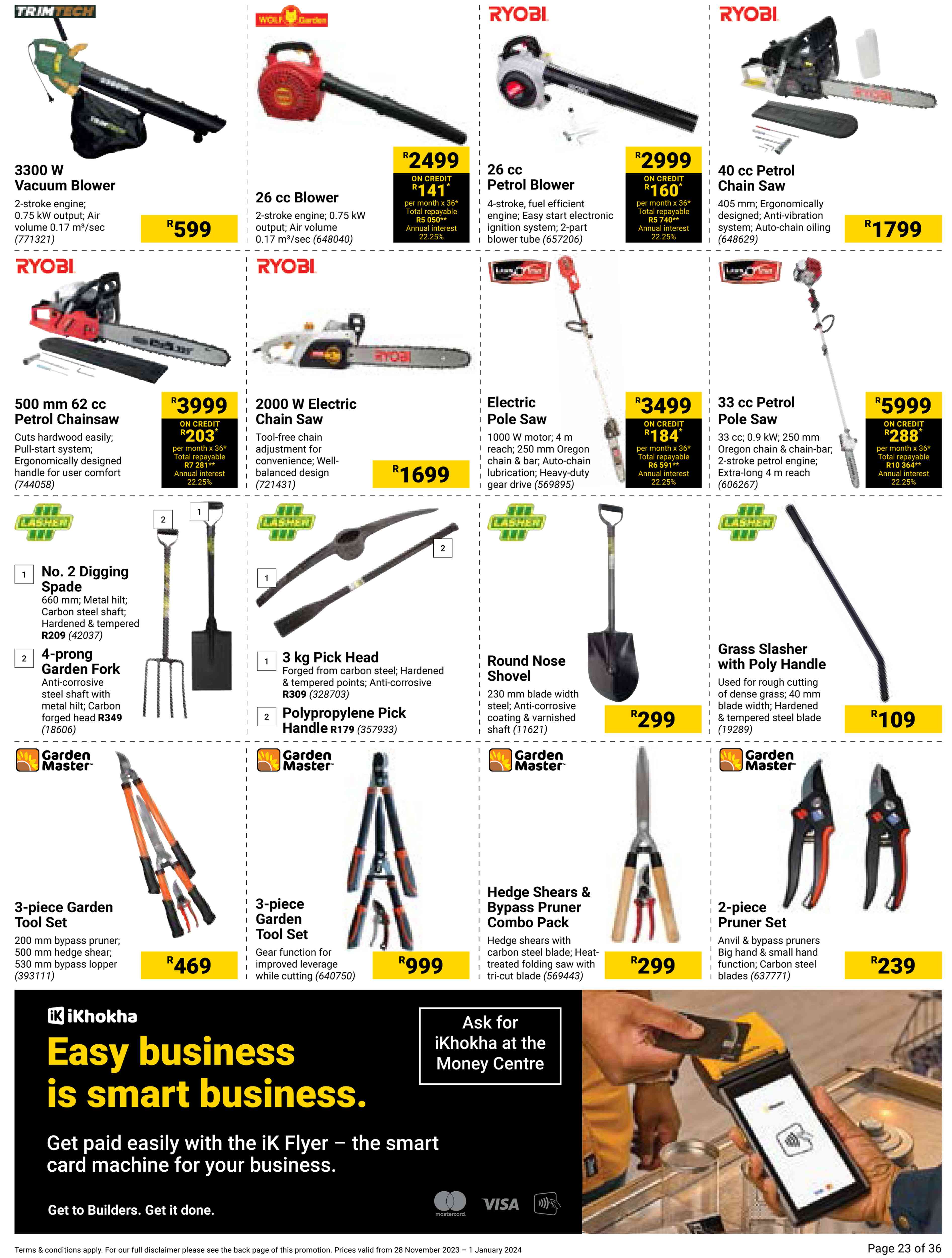 DIY Specials | Catalogue | SA Promotional Leaflets | Builders