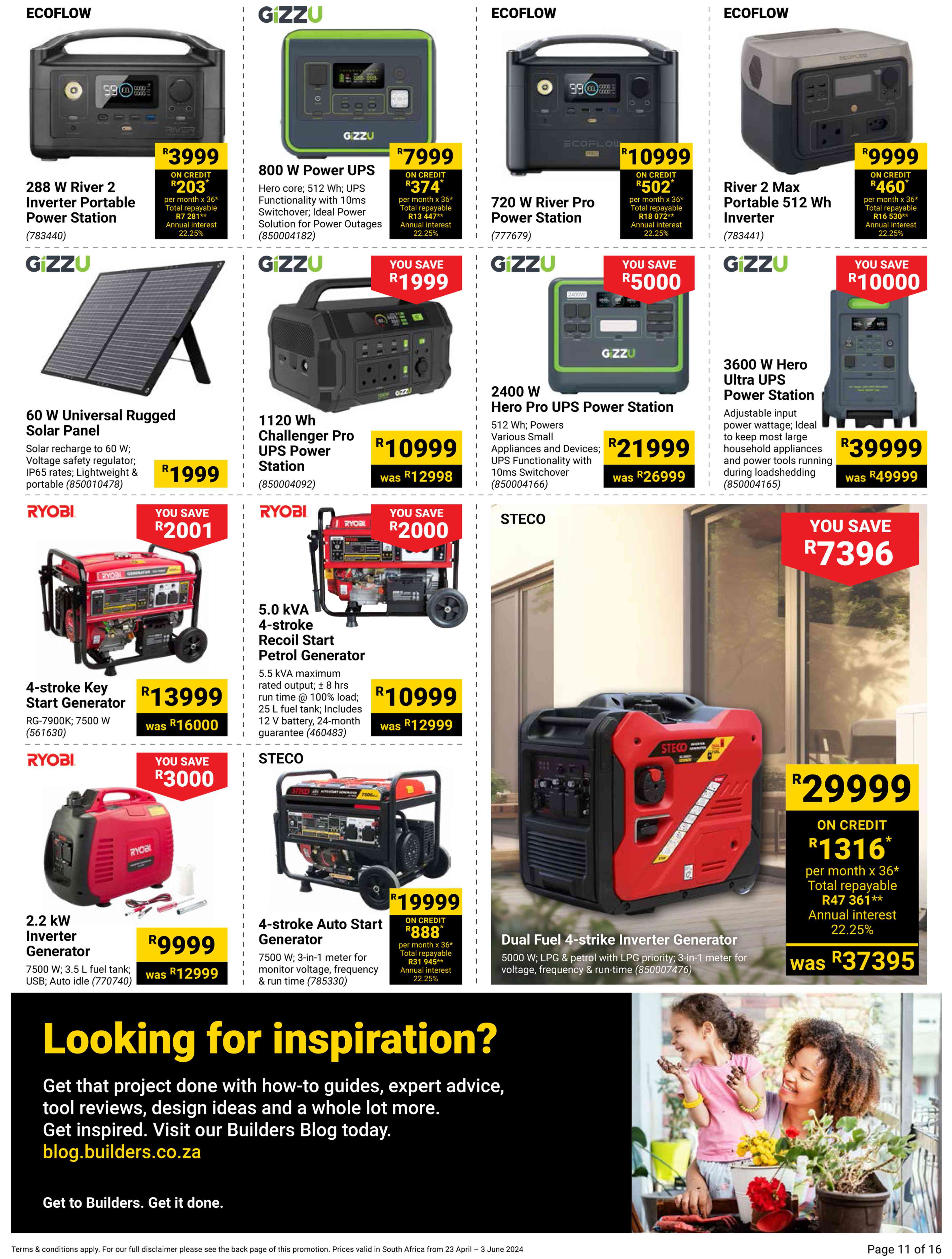 DIY Specials | Catalogue | SA Promotional Leaflets | Builders