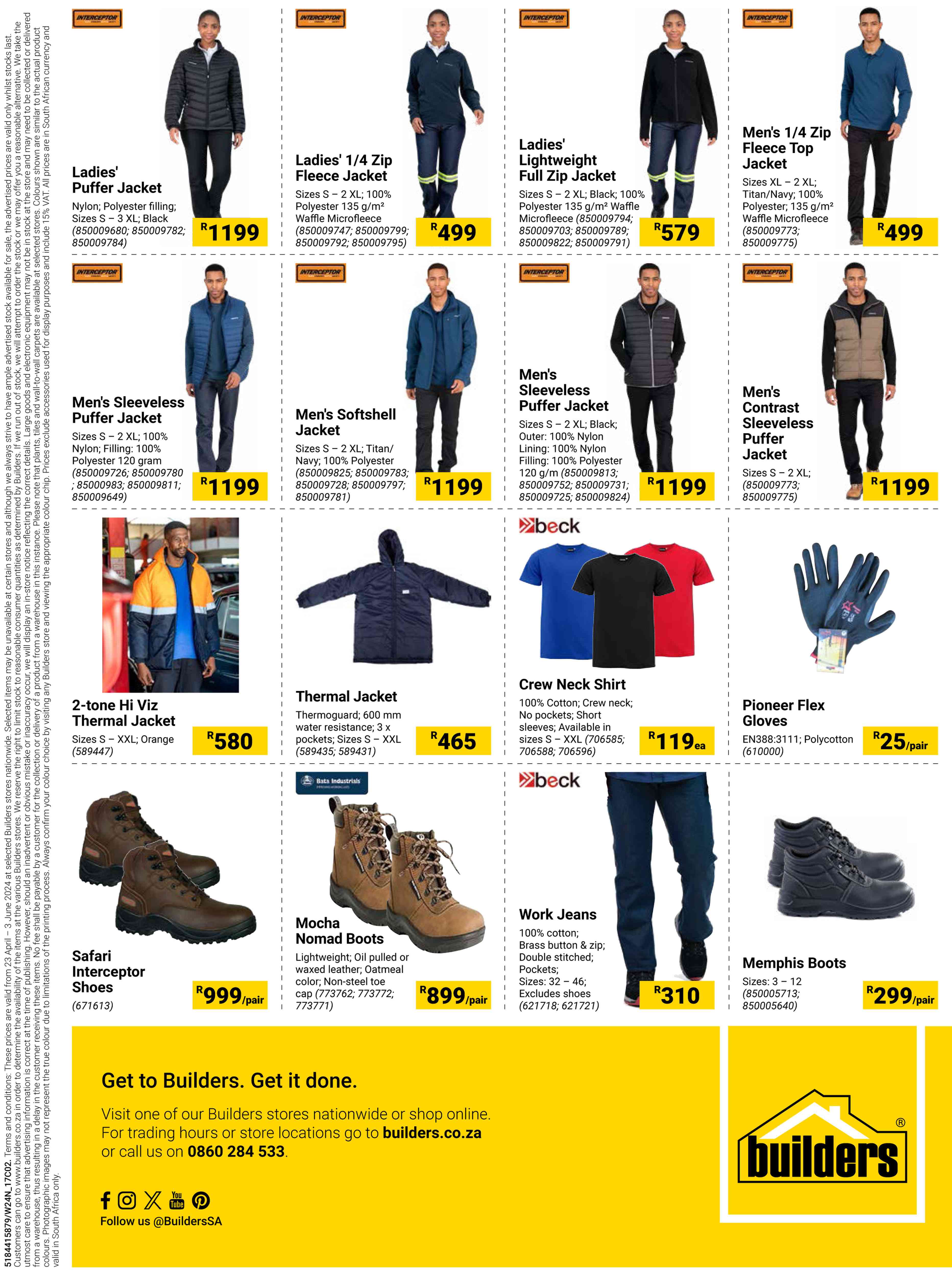 DIY Specials | Catalogue | SA Promotional Leaflets | Builders