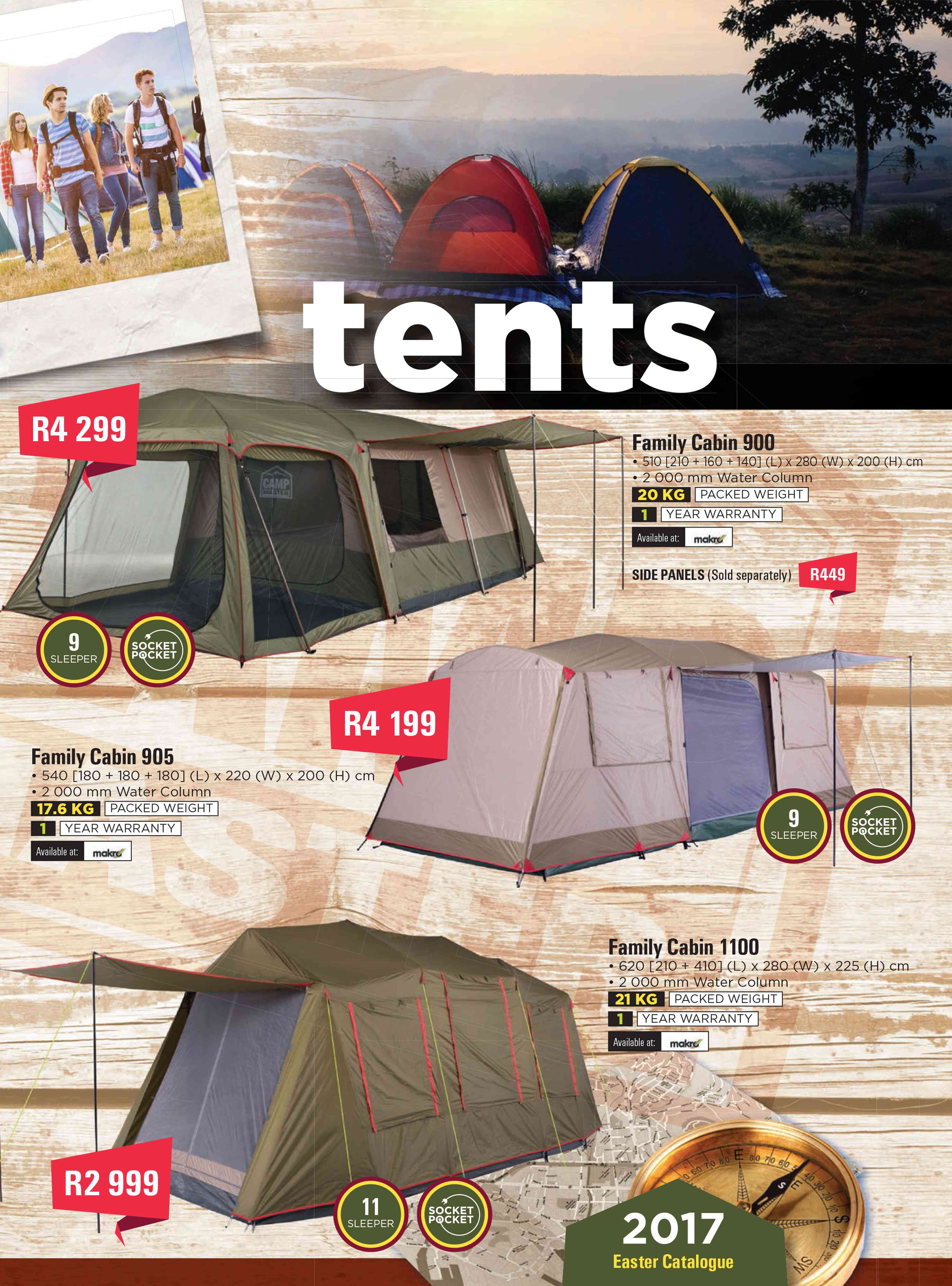 Special Camp Master 11 Sleeper Family Cabin 1100 — www.guzzle.co.za