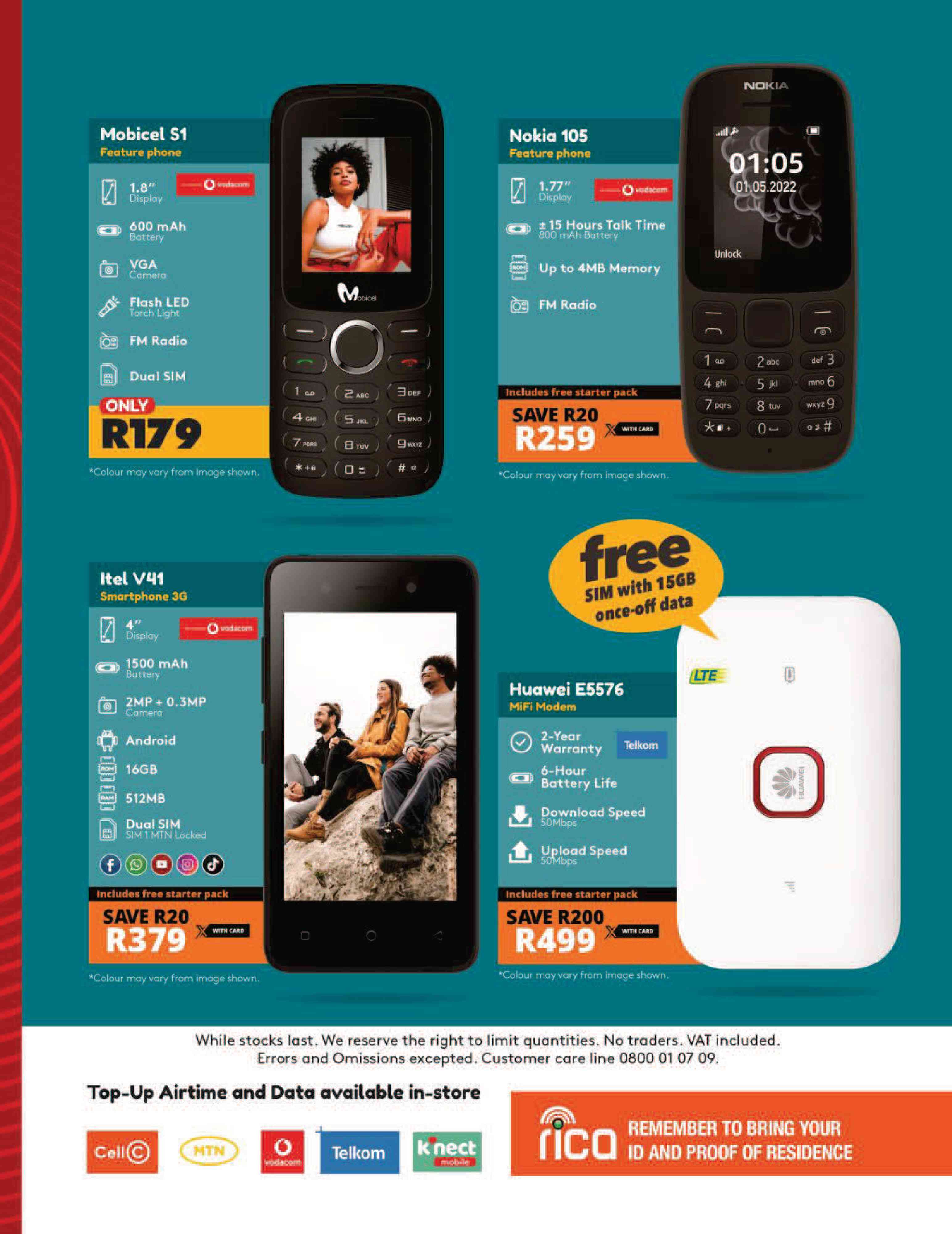 Special Mobicel S1 Feature Phone — www.guzzle.co.za