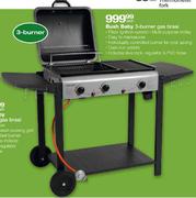 Special Bush Baby 3-Burner Gas Braai-Each — www.guzzle.co.za