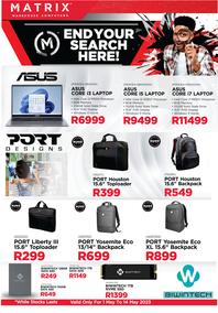 Matrix Warehouse Computers : End Your Search Here (01 May - 14 May 2023 ...