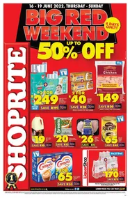 Shoprite Eastern Cape : Big Red Weekend (16 June - 19 June 2022) — www ...