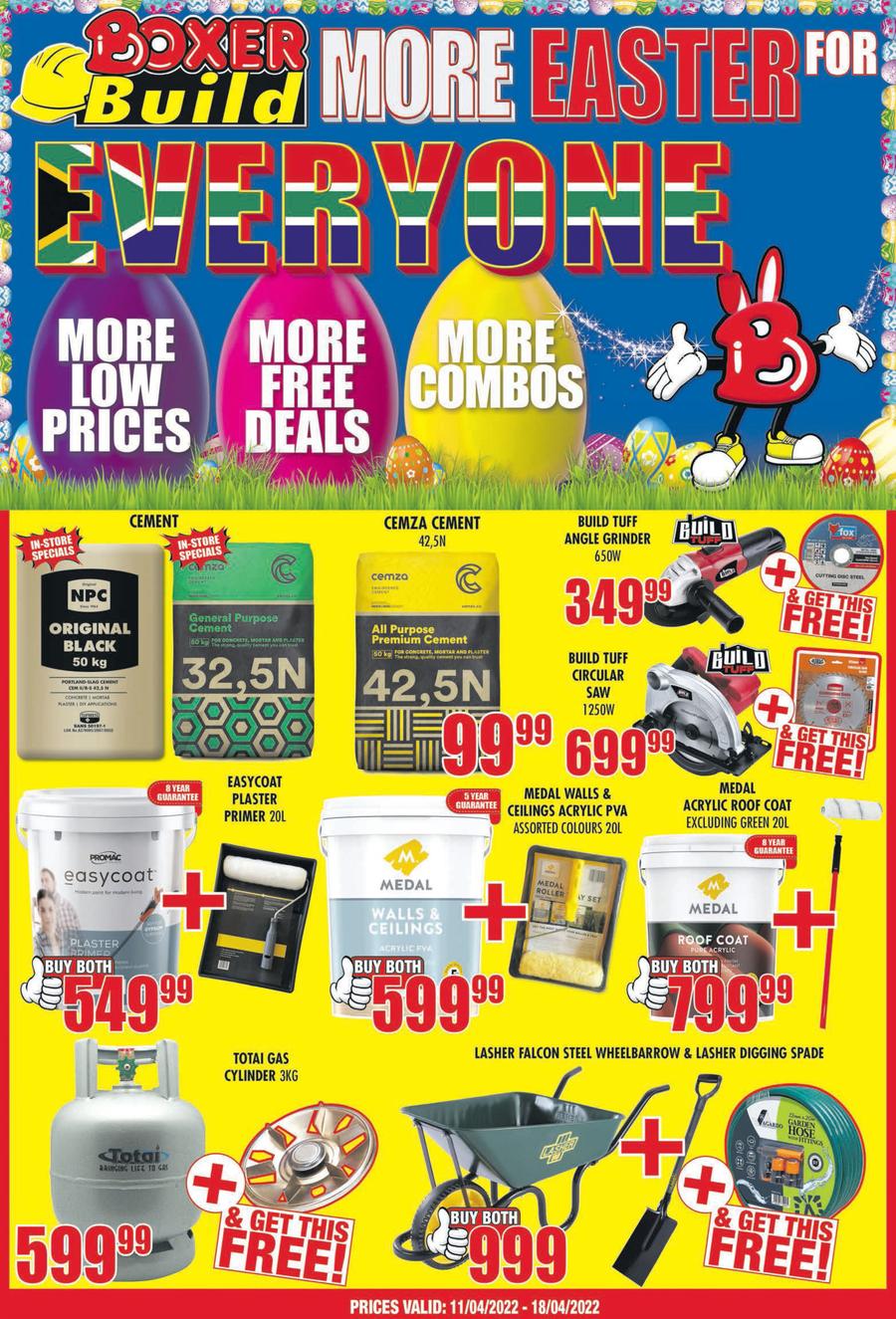 Boxer Build Eastern Cape : More Easter For Everyone (11 April - 18 ...