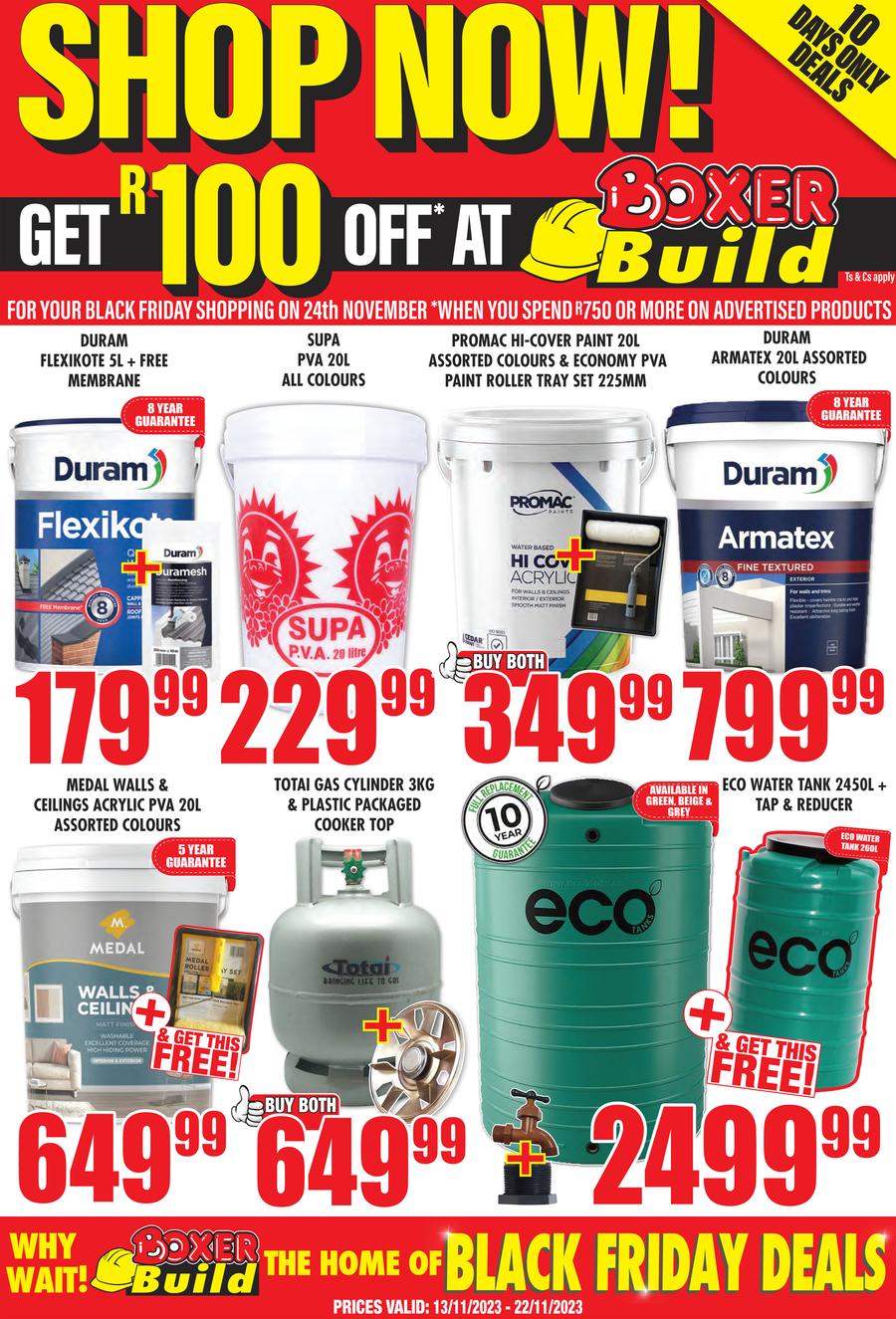 Boxer Build Eastern Cape : Shop Now (13 November - 22 November 2023 ...