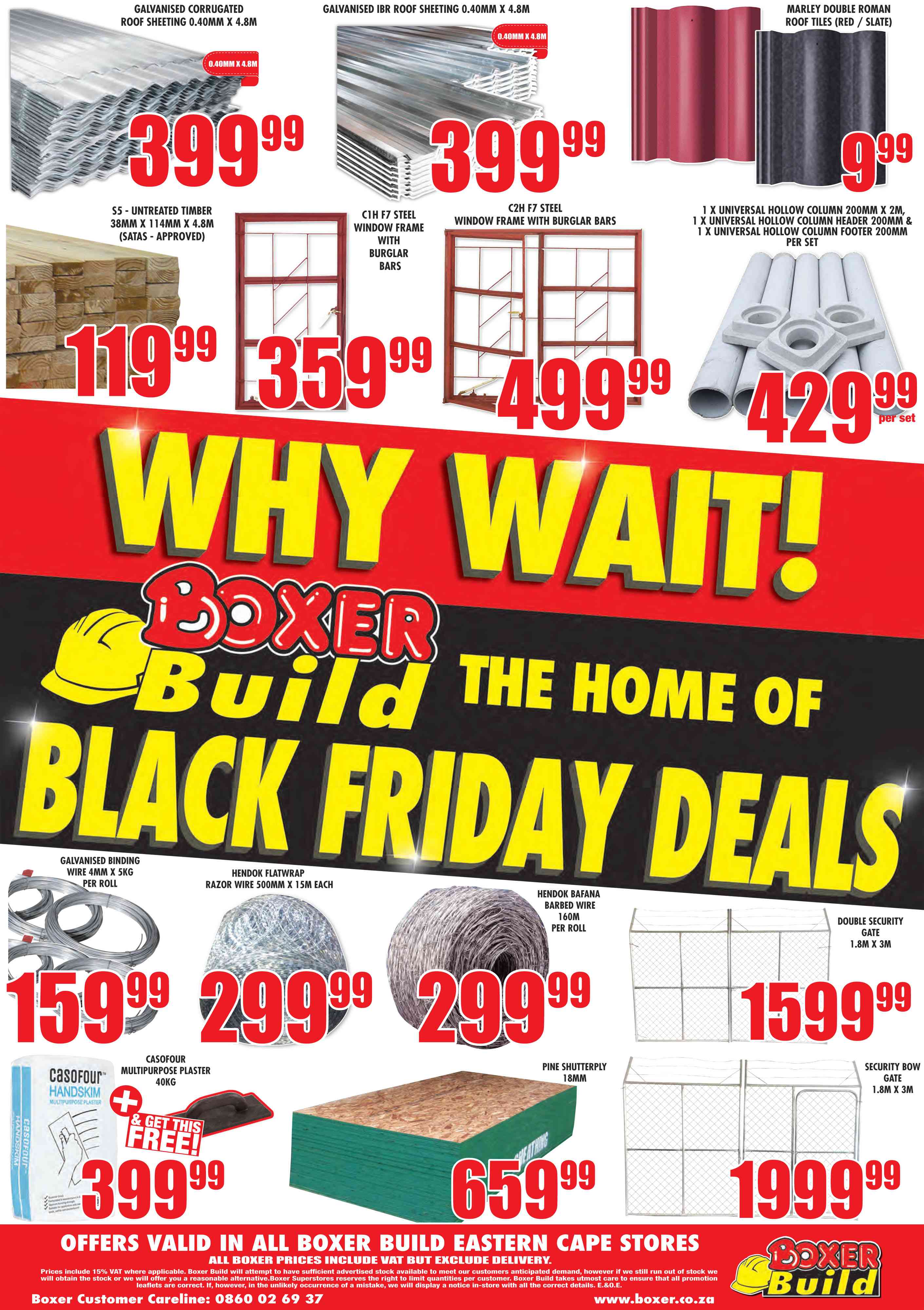 Boxer Build Eastern Cape : The Home Of Black Friday Deals (12 June - 21 ...