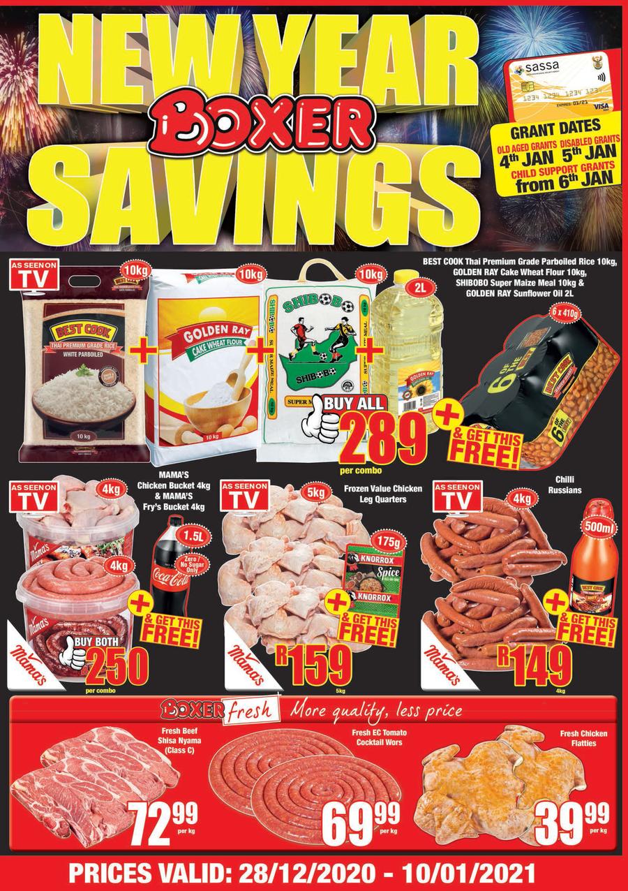 Boxer Super Store Eastern Cape : New Year Savings (28 December - 10 ...