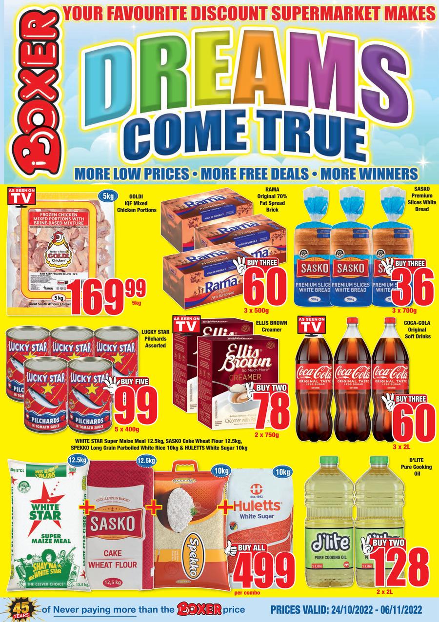 Boxer Super Stores Eastern Cape : Dreams Come True (24 October - 6 ...