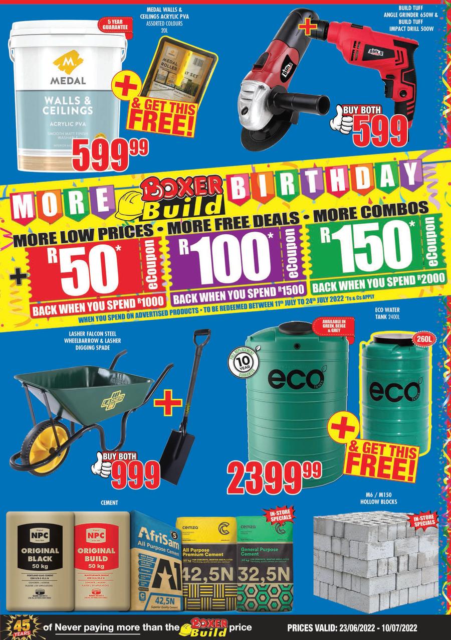 Boxer Build Eastern Cape : More Boxer Birthday (23 June - 10 July 2022 ...