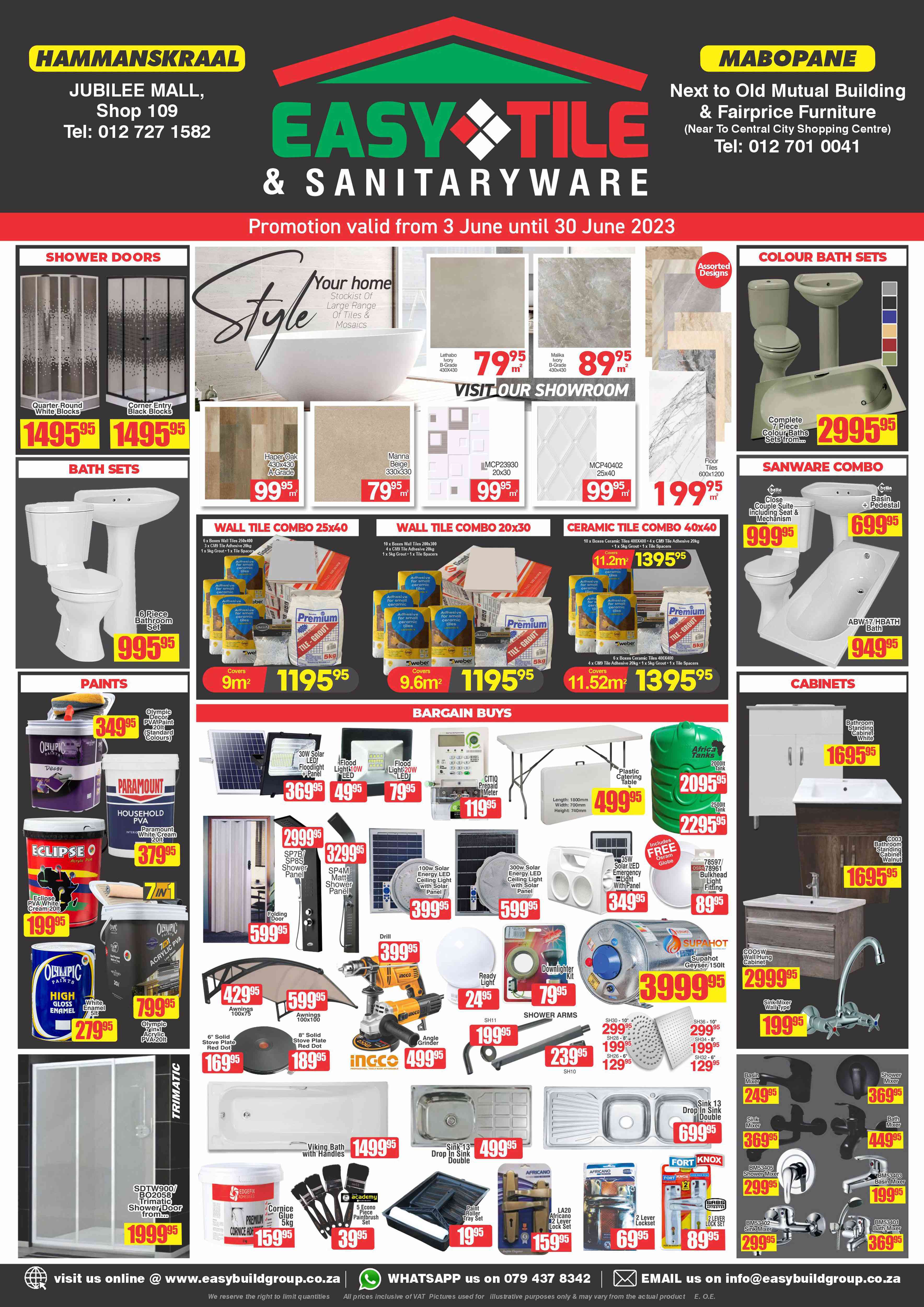 Easy Tile (03 June - 30 June 2023) — www.guzzle.co.za