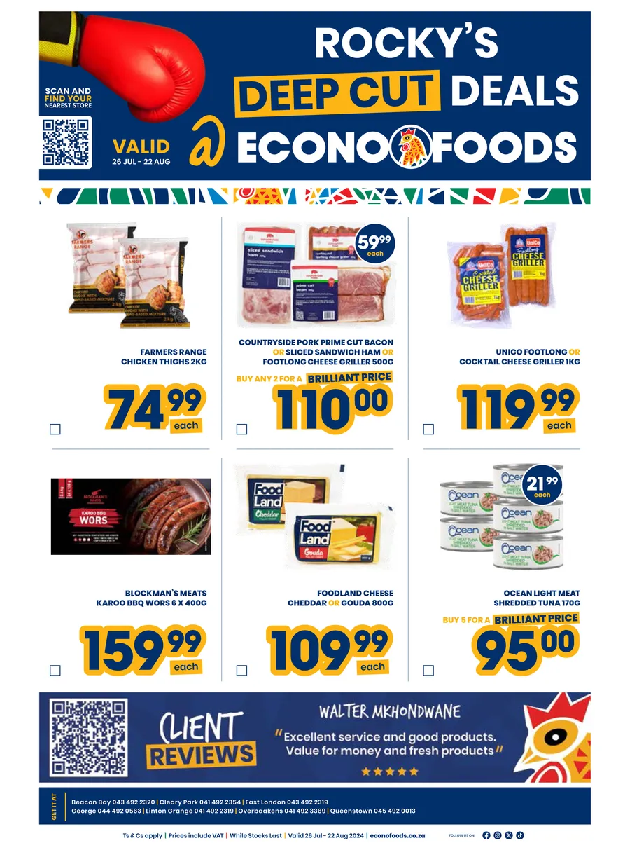 Econo Foods Eastern Cape : Rocky's Deep Cut Deals (26 July - 22 August ...