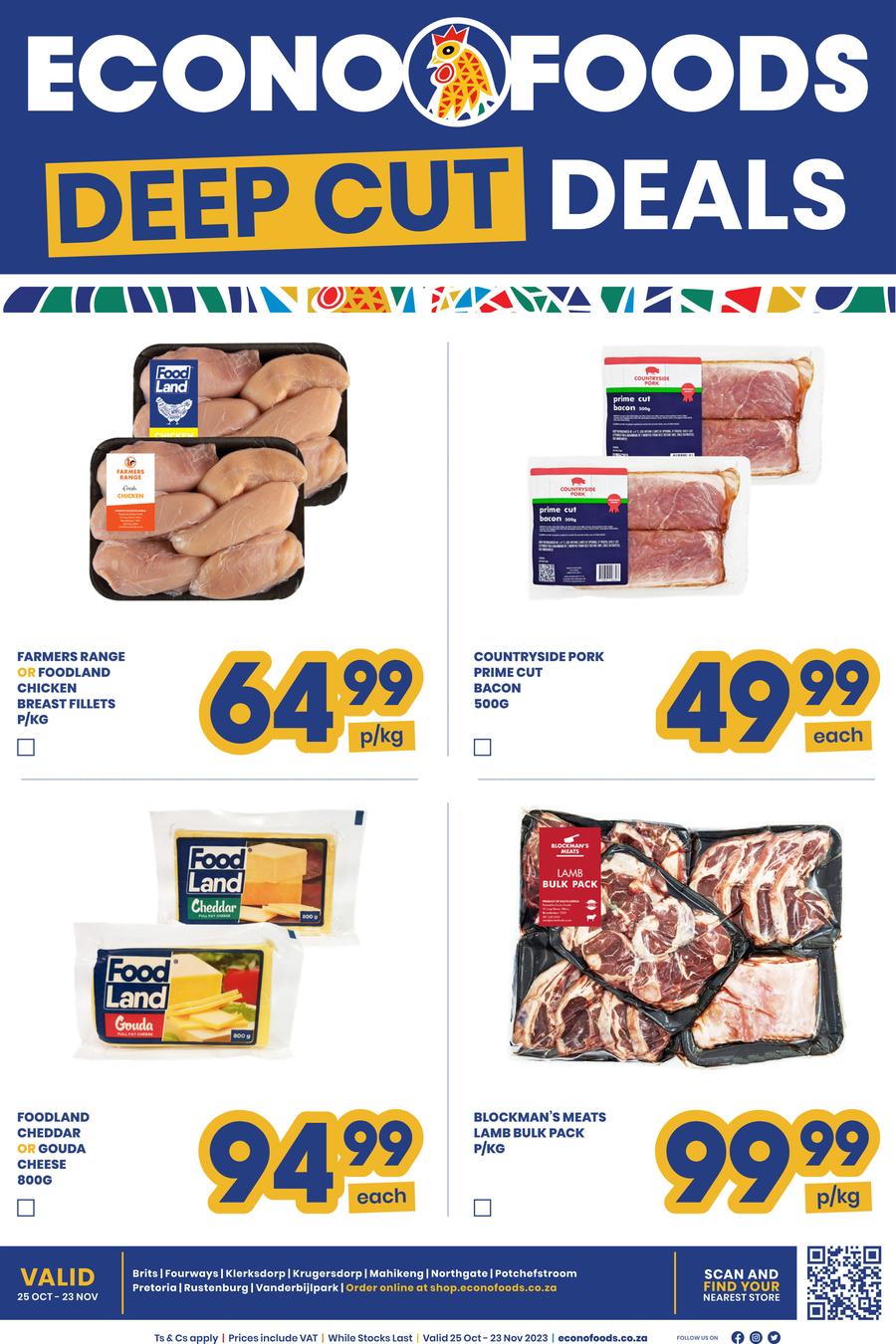 Econo Foods Gauteng : Deep Cut Deals (25 October - 23 November 2023 ...