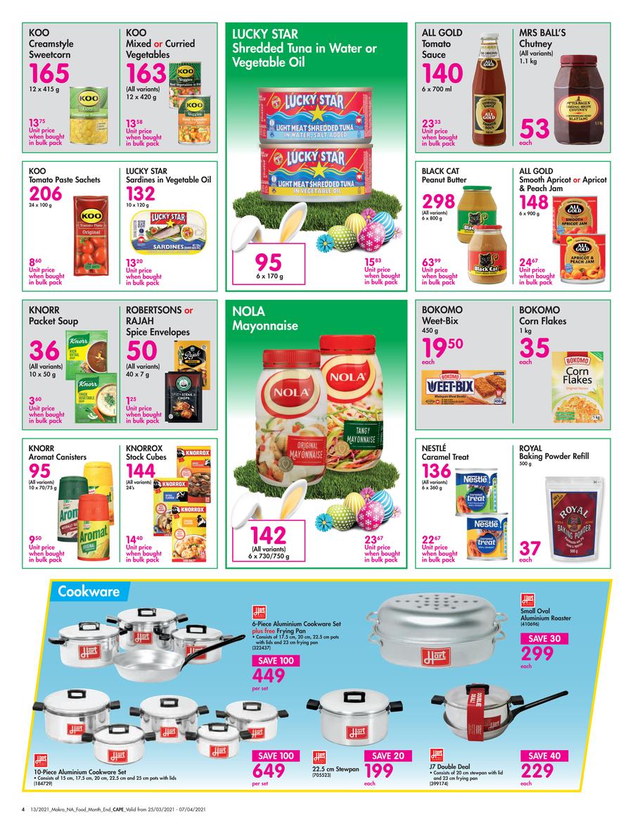 Makro Cape Town : Easter Savings (25 March-07 April 2021) — www.guzzle ...