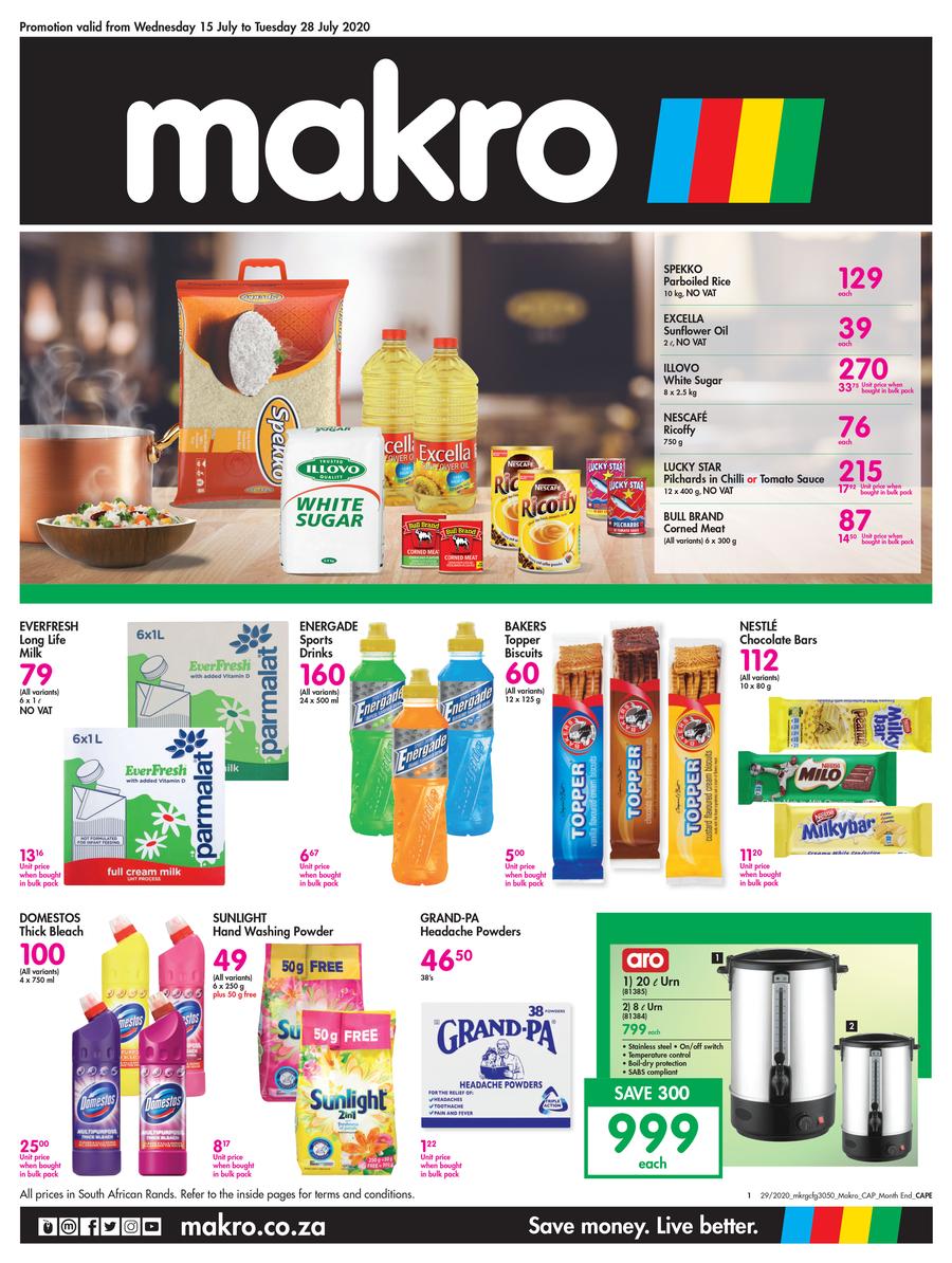 Makro Cape Town : Food (15 July - 28 July 2020) — m.guzzle.co.za