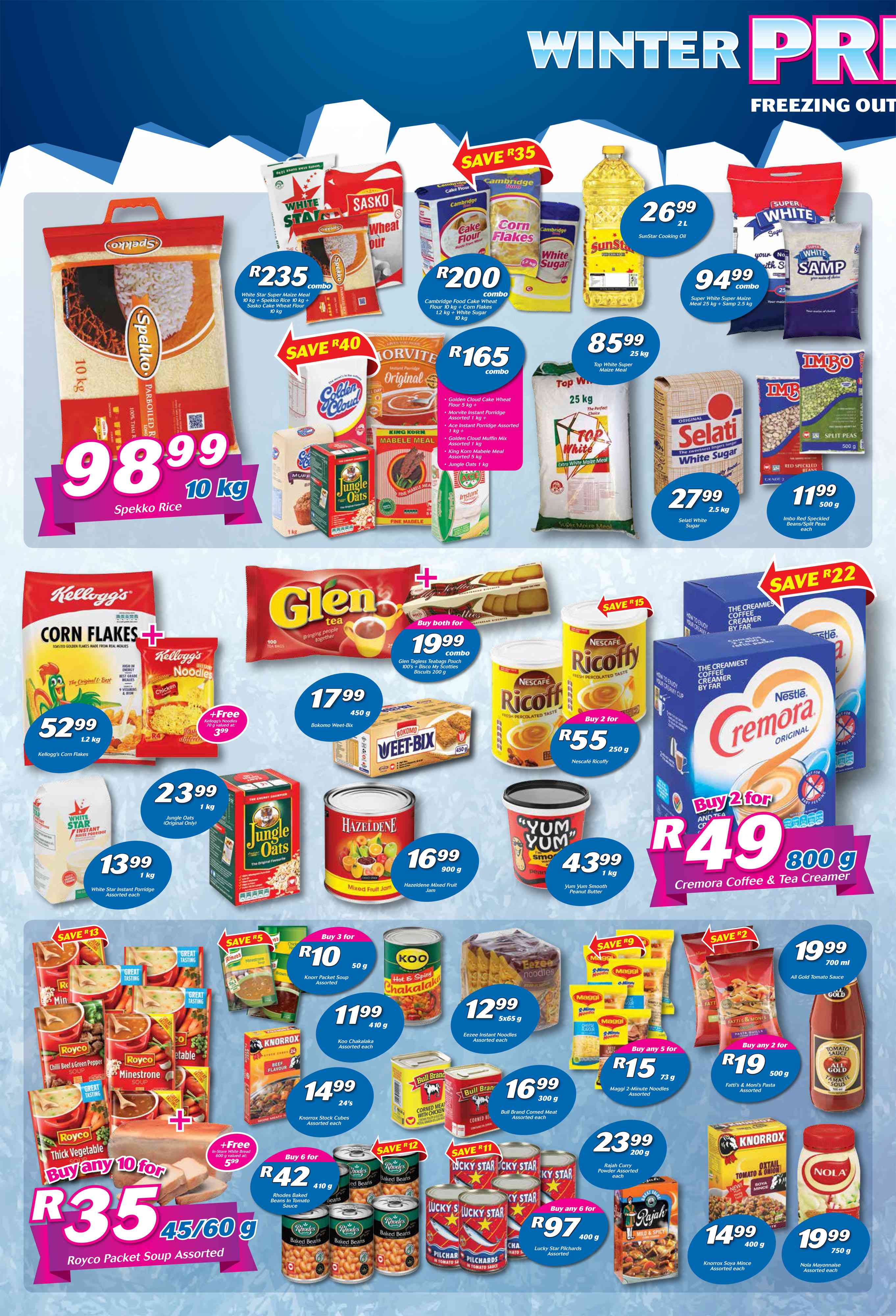 Special Super White Super Maize Meal 25Kg + Samp 2.5Kg-Combo — www ...